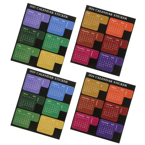 unbranded 2 Sets Notepad Calendar Stickers Fridge Planner Tabs Office ...