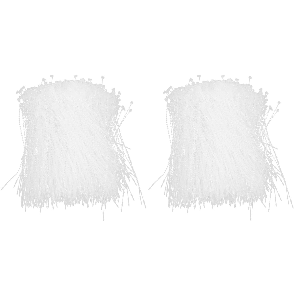 unbranded 2 Sets Plastic Tag Fastener Price Tag Hanger White Snap Locks ...