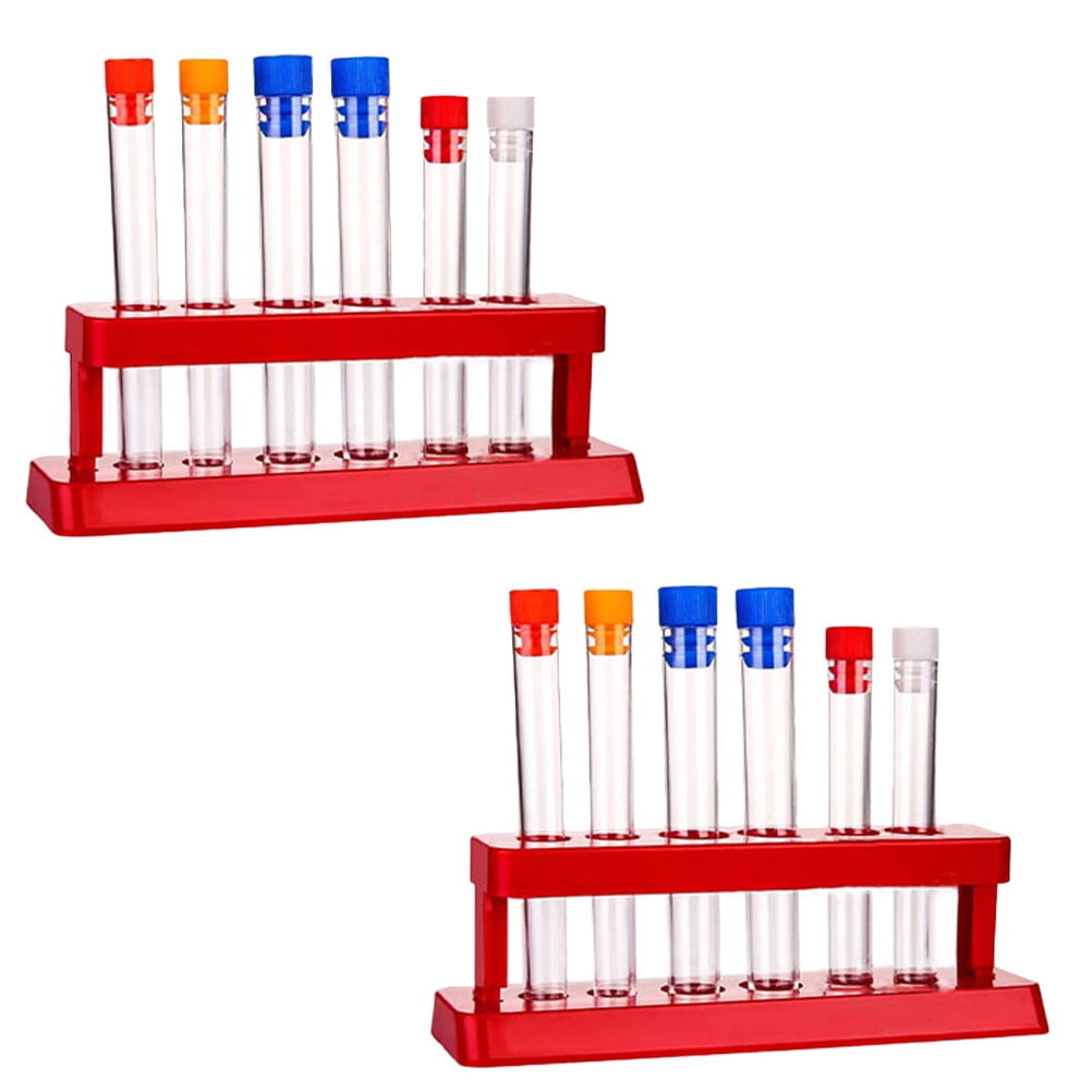 unbranded 2 Sets Plastic Test Tube Holder Laboratory Tube Rack Test ...
