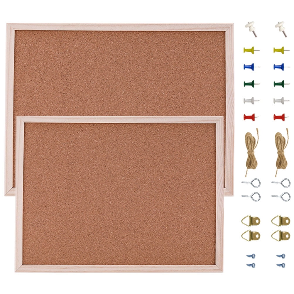 unbranded 2 Sets Stand Poster Board Cork - Walmart.com
