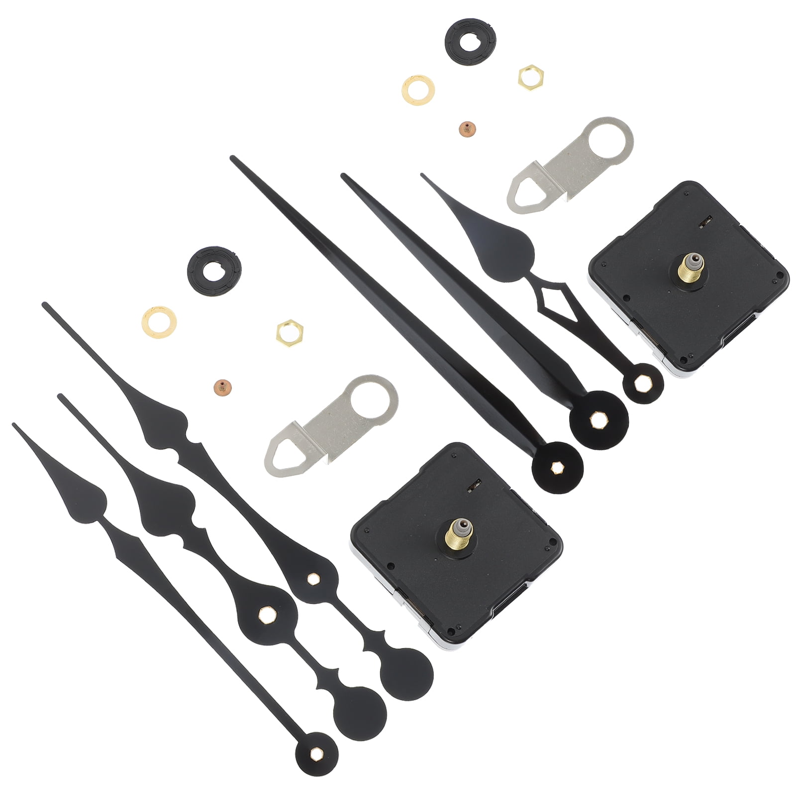 unbranded 2 Sets Wall Clocks Movement Clockwork Mechanism Kit - Walmart.com