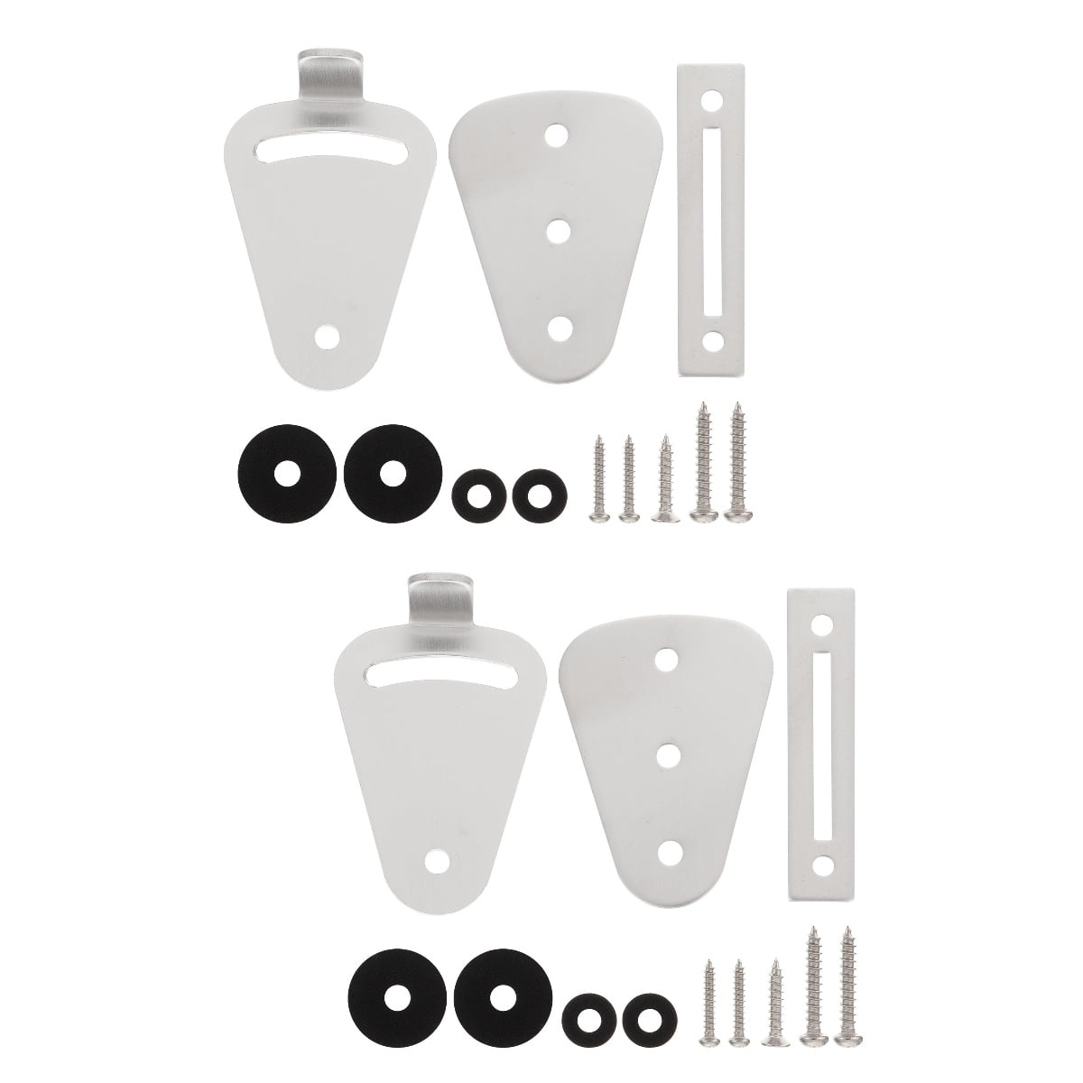 unbranded 2 Sets of American Style Barn Sliding Door Lock Indoor Wooden ...