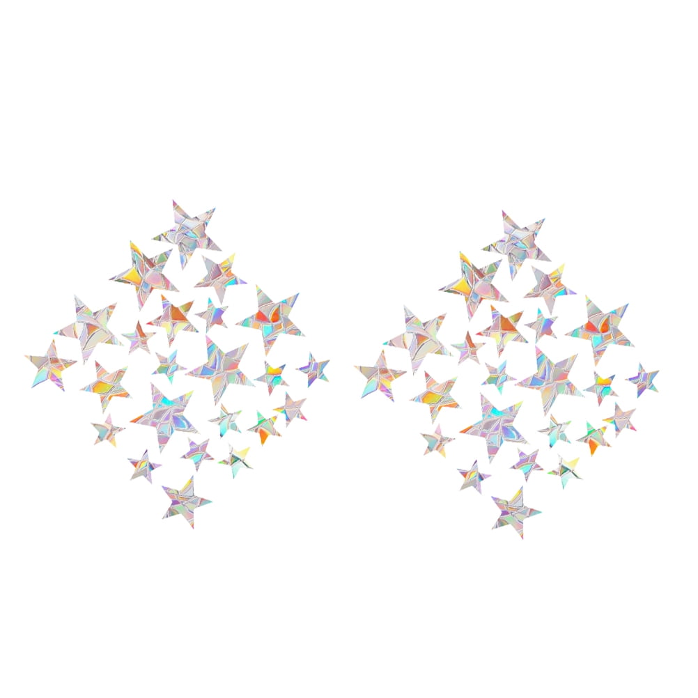 unbranded 2 Sheets Window Clings Rainbow Prism Window Sticker 29.00X22 ...