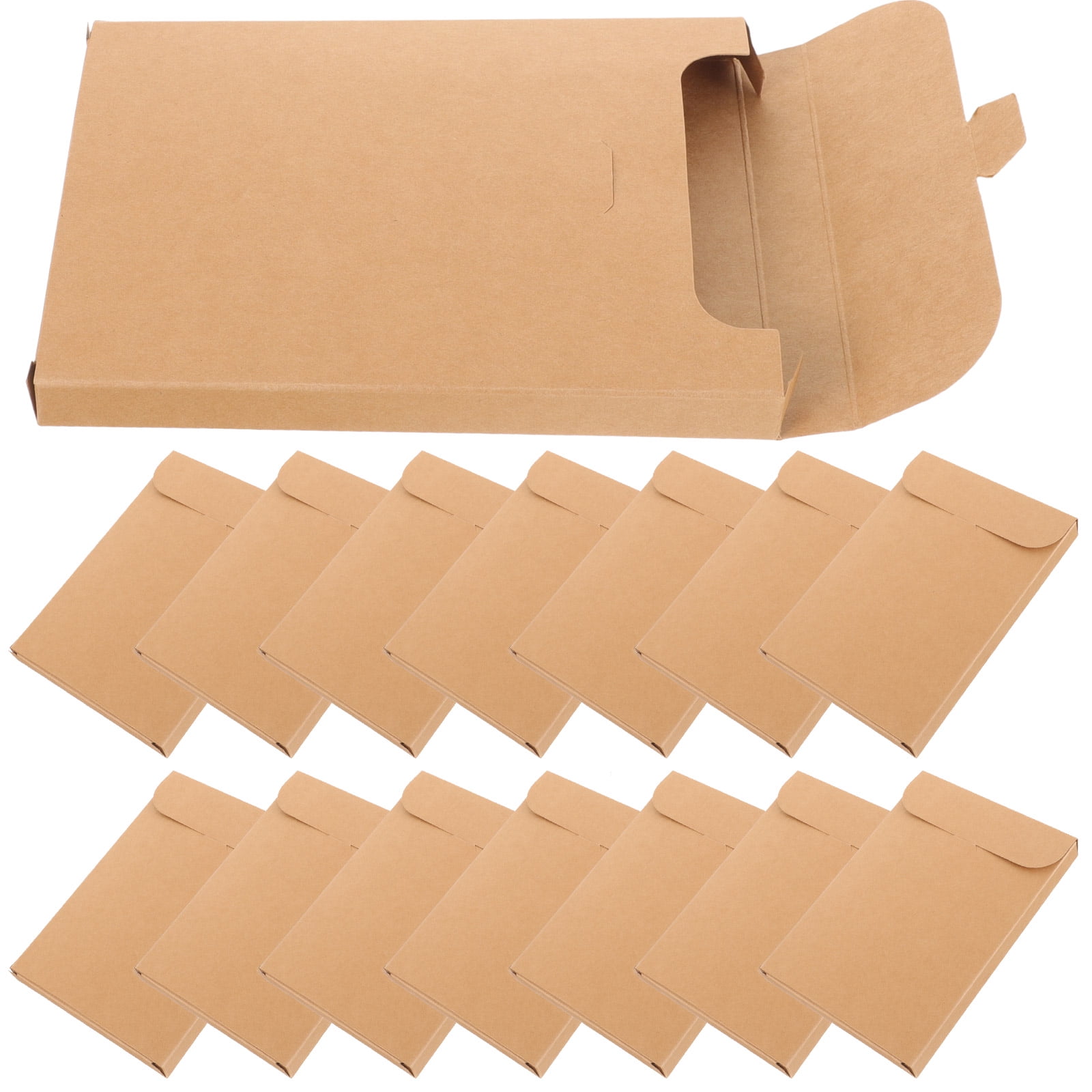 unbranded 20 Boxes Storage Bins Postcard Organizer Packaging - Walmart.com