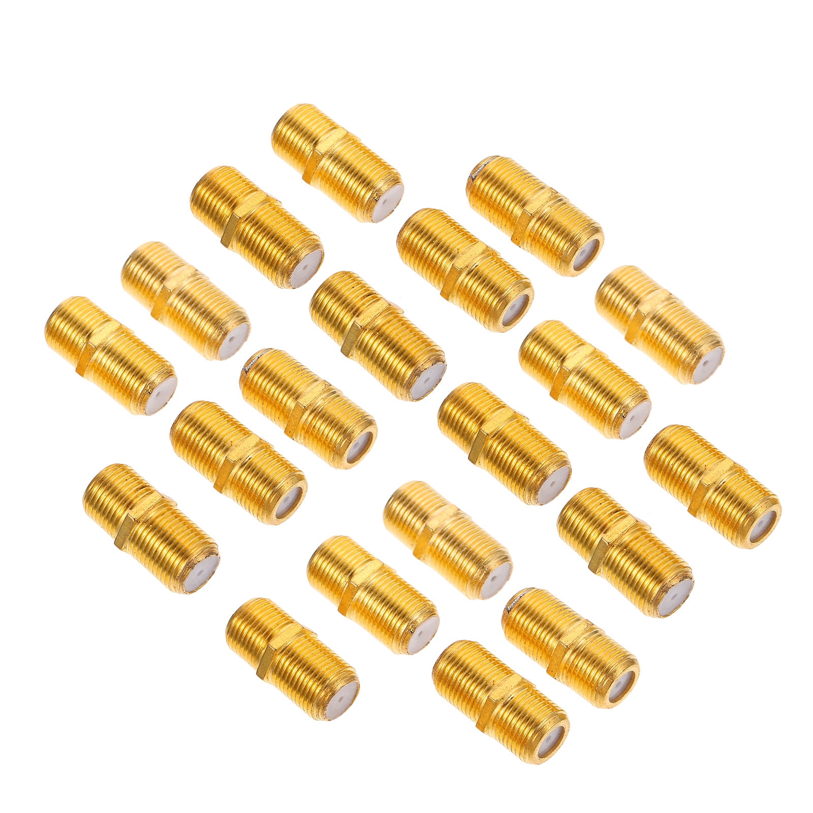 unbranded 20 PCS Antenna Plug Coupler for Coax Cable Wire Crimp ...