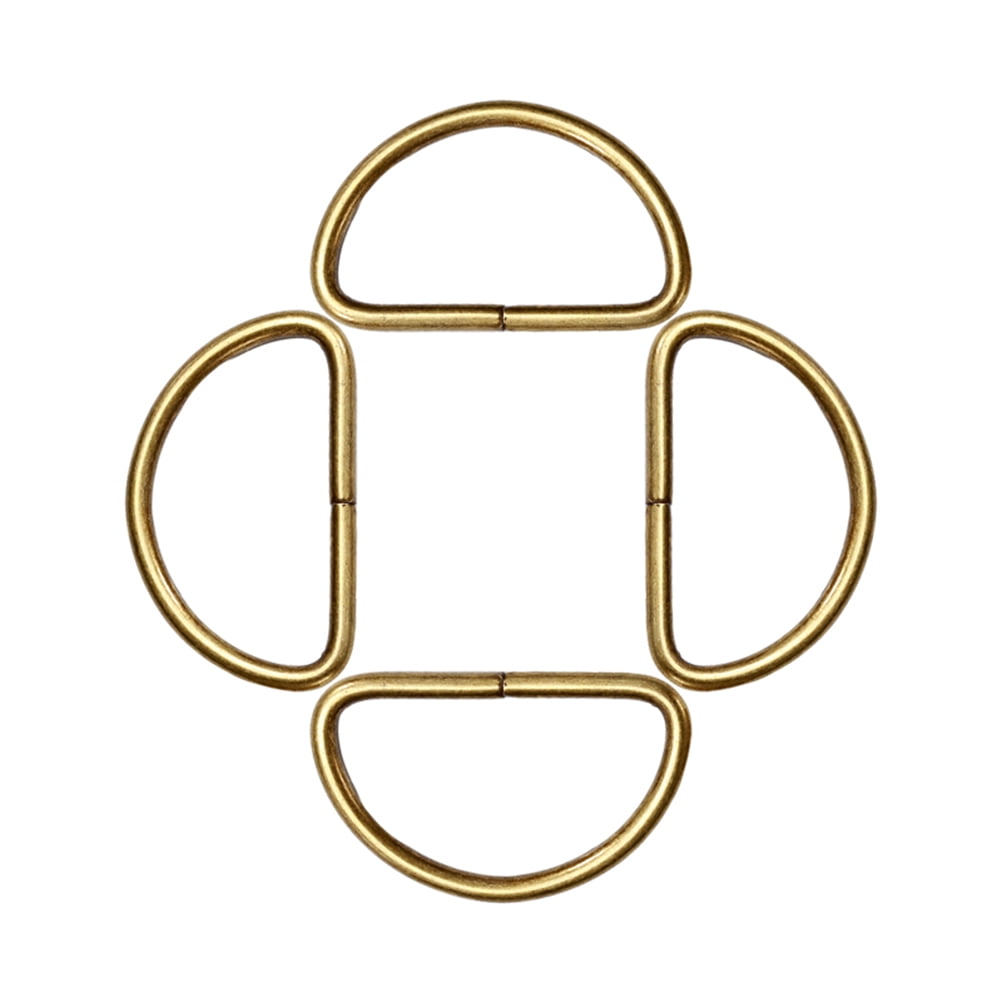 unbranded 20 PCS Semi-Circular D Ring Hardware Belt Rings Buckles Strap ...