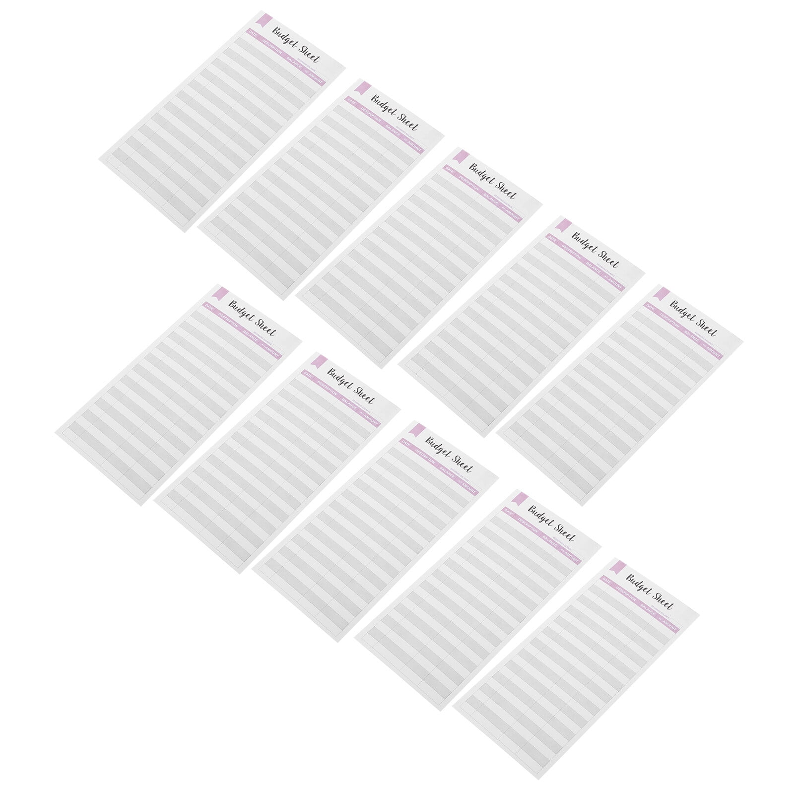 unbranded 20 Pcs Bill Budget Planner Jam Tracker Budgeting Envelopes ...