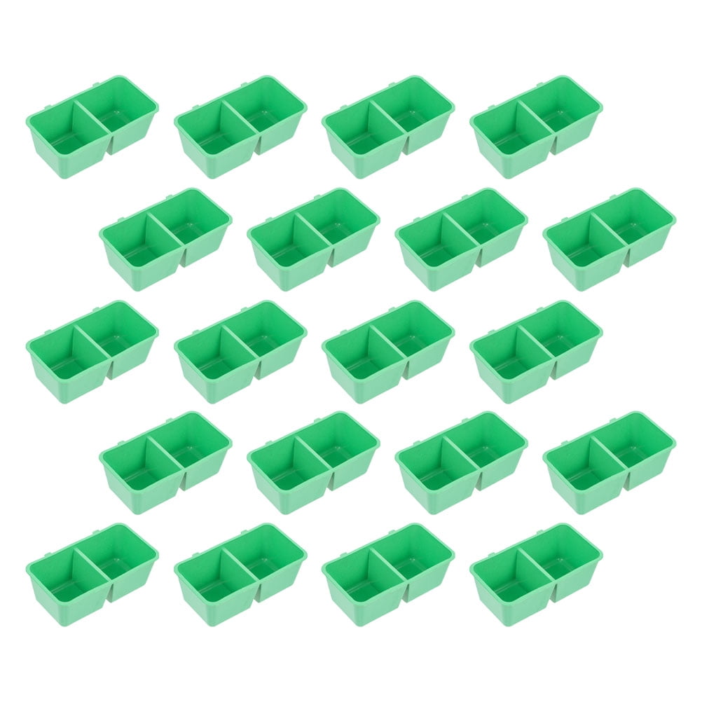 unbranded 20 Pcs Bird Trough Hanging Feeder Feeders for Outdoors Pet ...