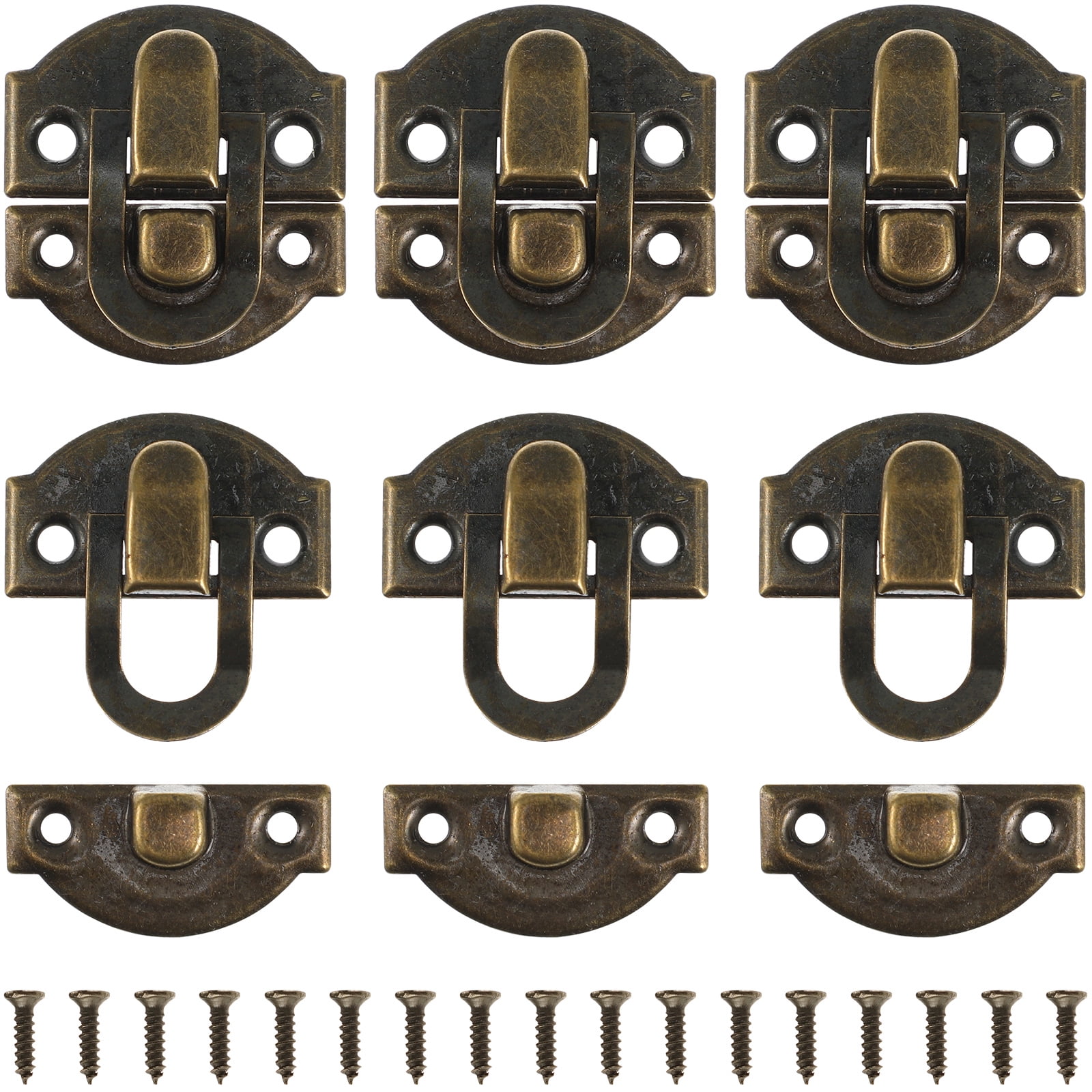unbranded 20 Pcs Bronze Toggle Buckles Hardware Antique Latch Clasp ...