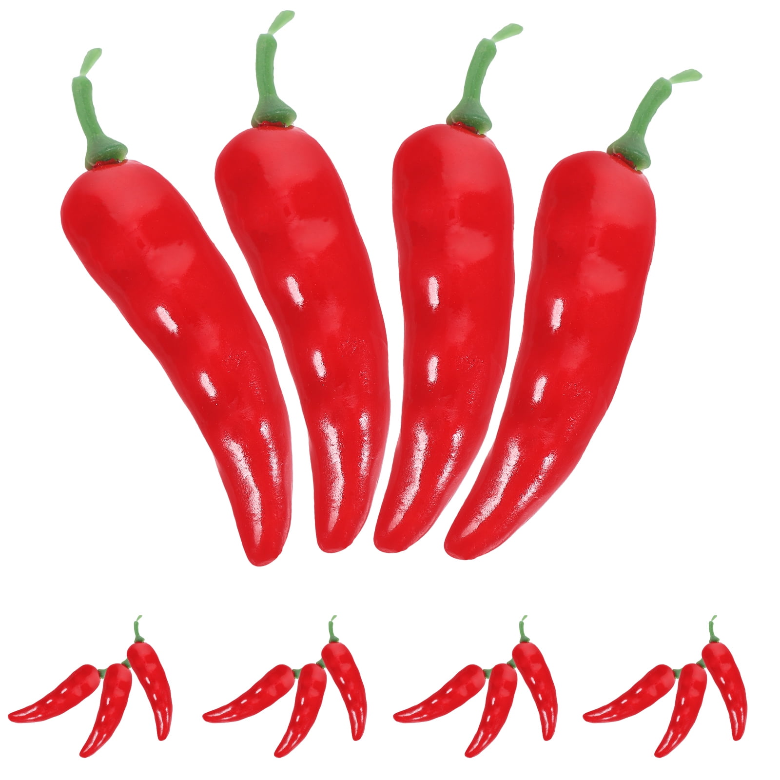 unbranded 20 Pcs Chili Pepper Decorations Artificial Simulation Bell Model - Walmart.com