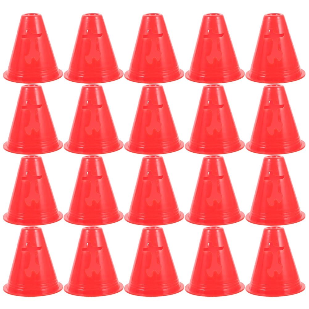 unbranded 20 Pcs Cones Soccer Sign Barrel Obstacle Obstacle Course ...