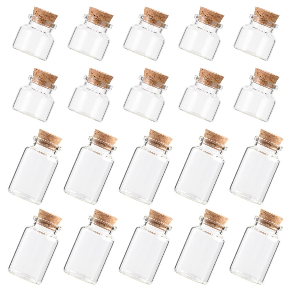 unbranded 20 Pcs Cork Glass Bottle Prime Squishy Mini Liquor Bottles ...