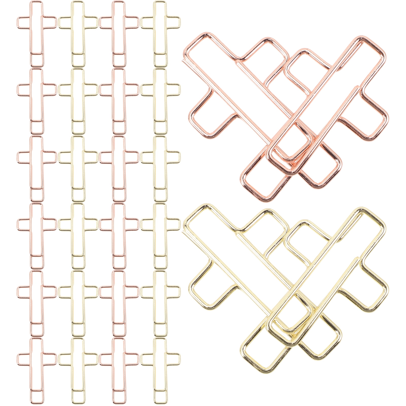 unbranded 20 Pcs Cross Clip DIY Paper Clips Simple Operation - Walmart.com