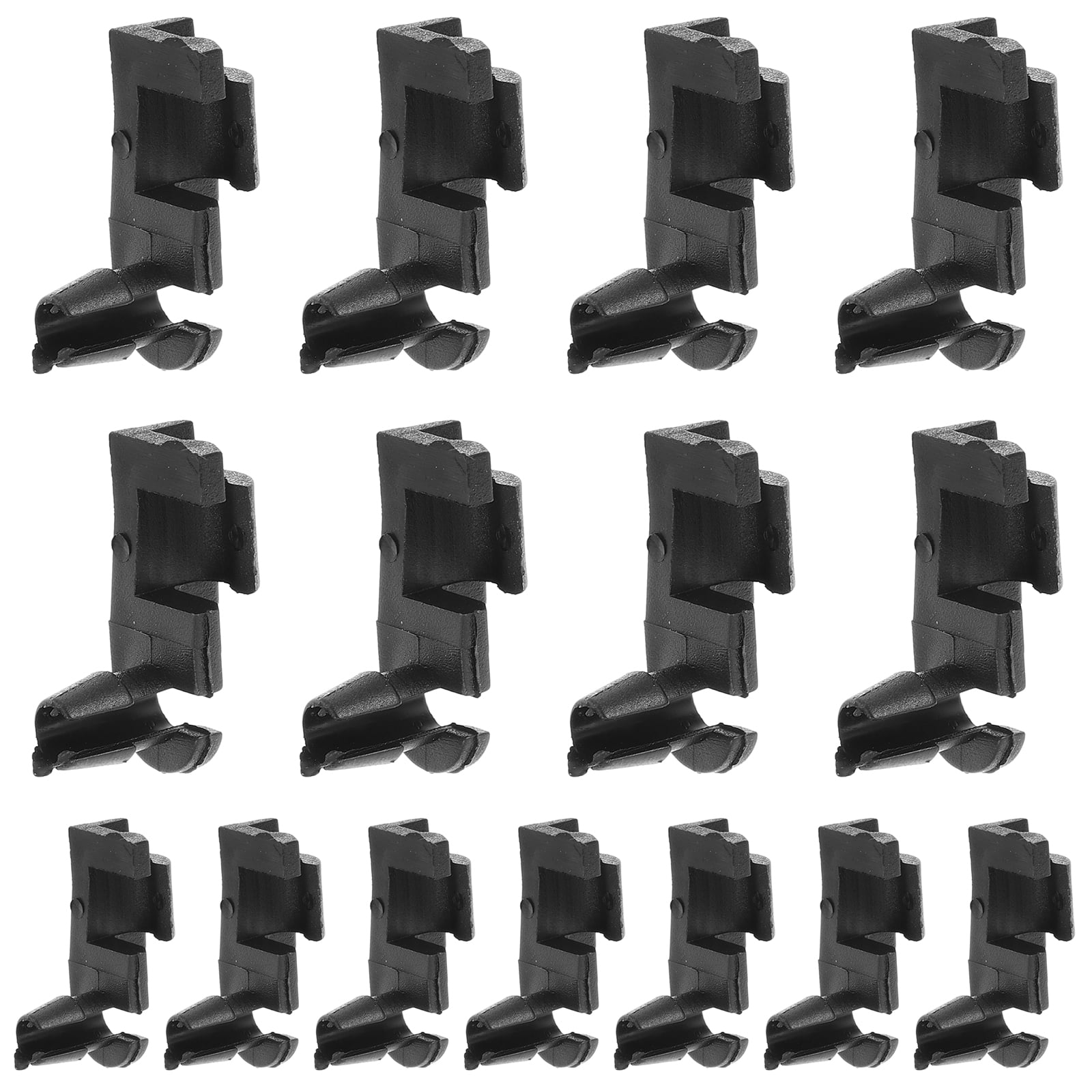 unbranded 20 Pcs Door Lock Pillar Car Fixed Support Rod Bar Clamps Gate ...