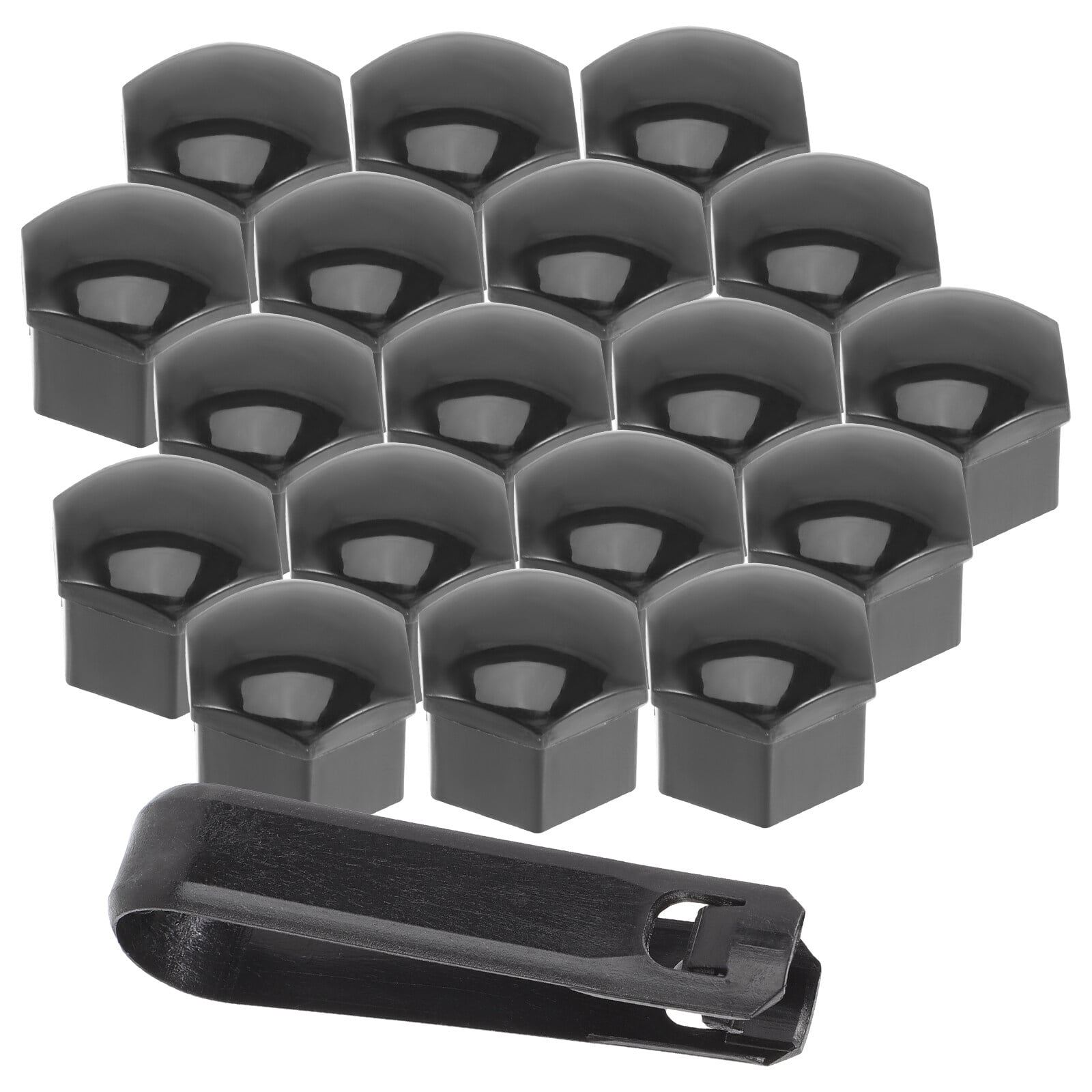 LIFKOME Car Wheel Lug Nut Cover Black 20Pcs Nylon 1.7In - Walmart.com