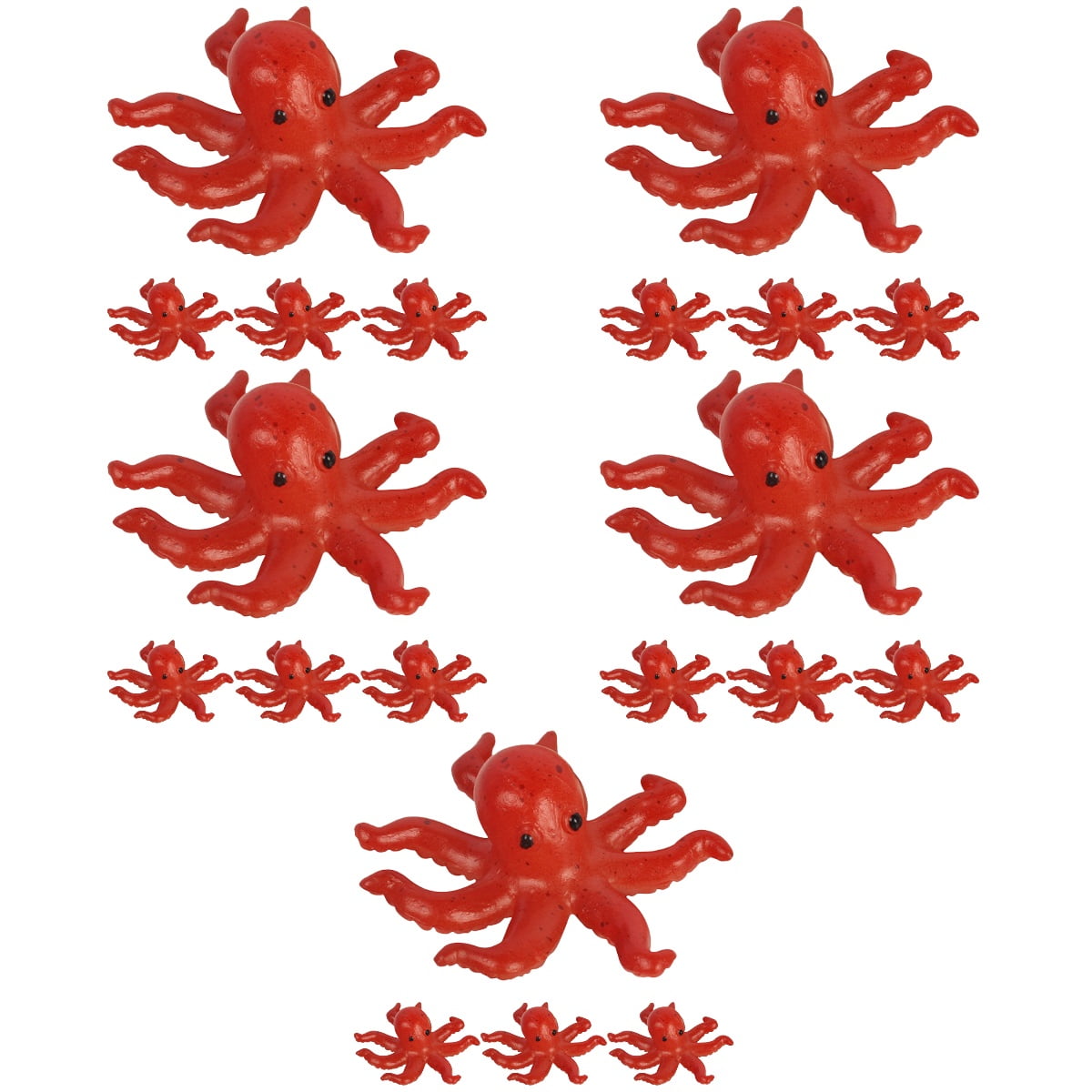 unbranded 20 Pcs Fake Octopus Realistic Mini Octopus Model Miniature ...