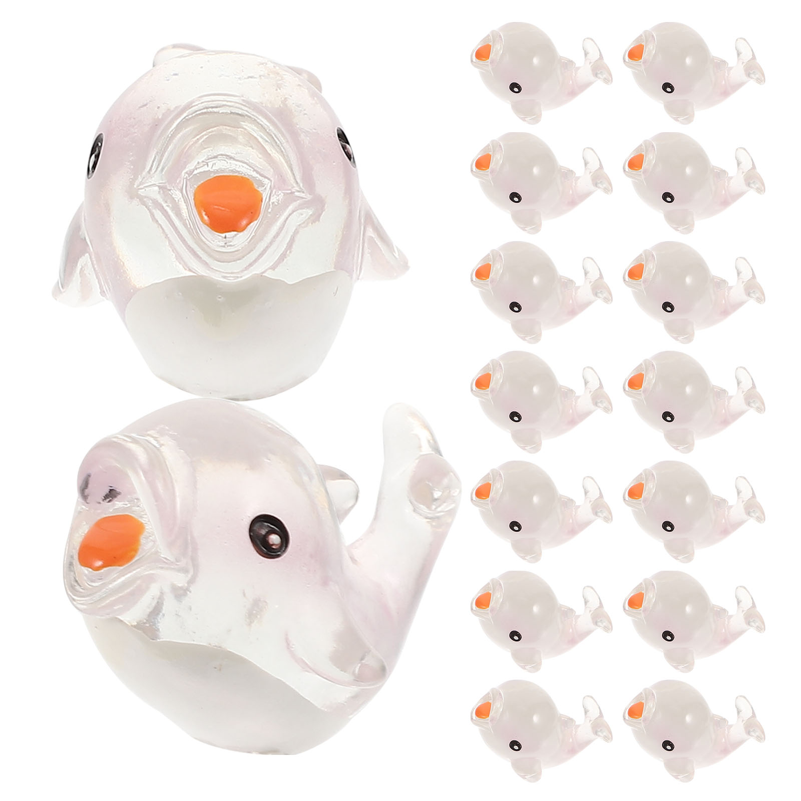 unbranded 20 Pcs Ocean Animals Mini Dolphin Model Marine Figures ...