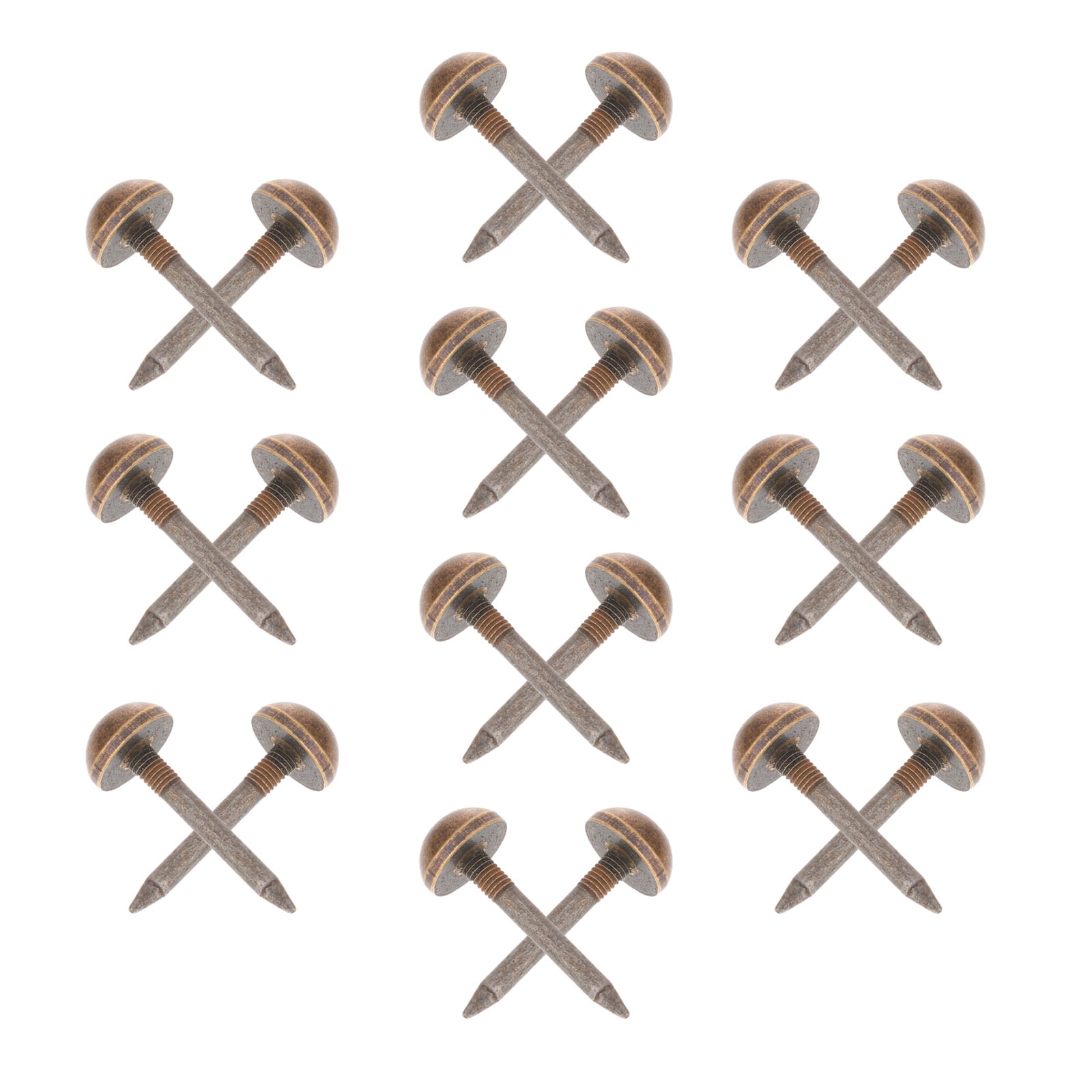 20 Pieces Hemispherical Upholstery Tacks Decorative Nails for Rugs 2 ...