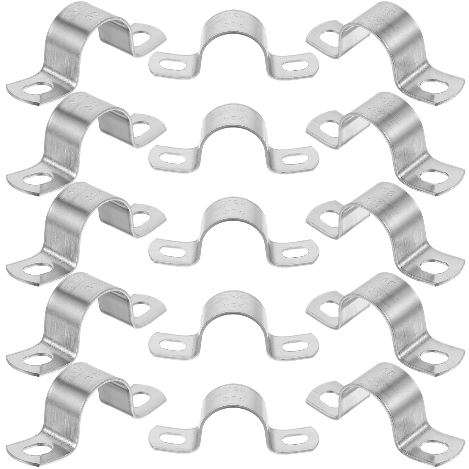 unbranded 20 Pcs Tube Clamp Mounting Bracket Cable Clamps Weight Hose ...