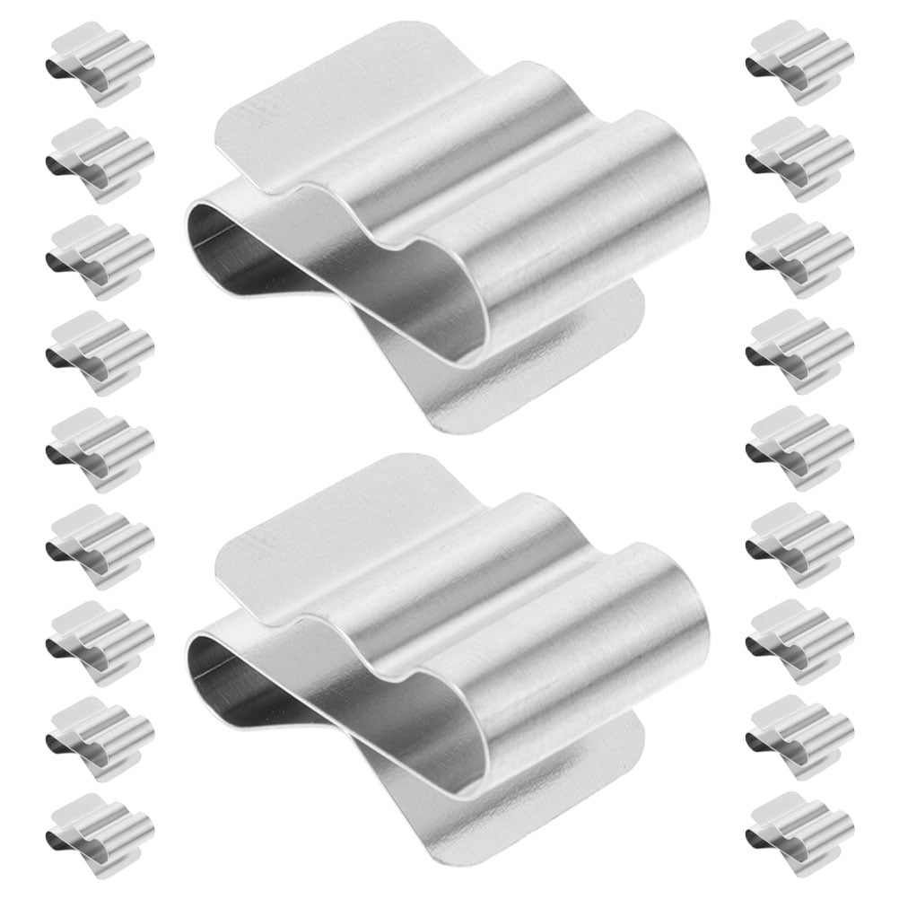 unbranded 20 Pcs Wire Rope Cable Clip Clamps Para Winch Hanging Towel ...