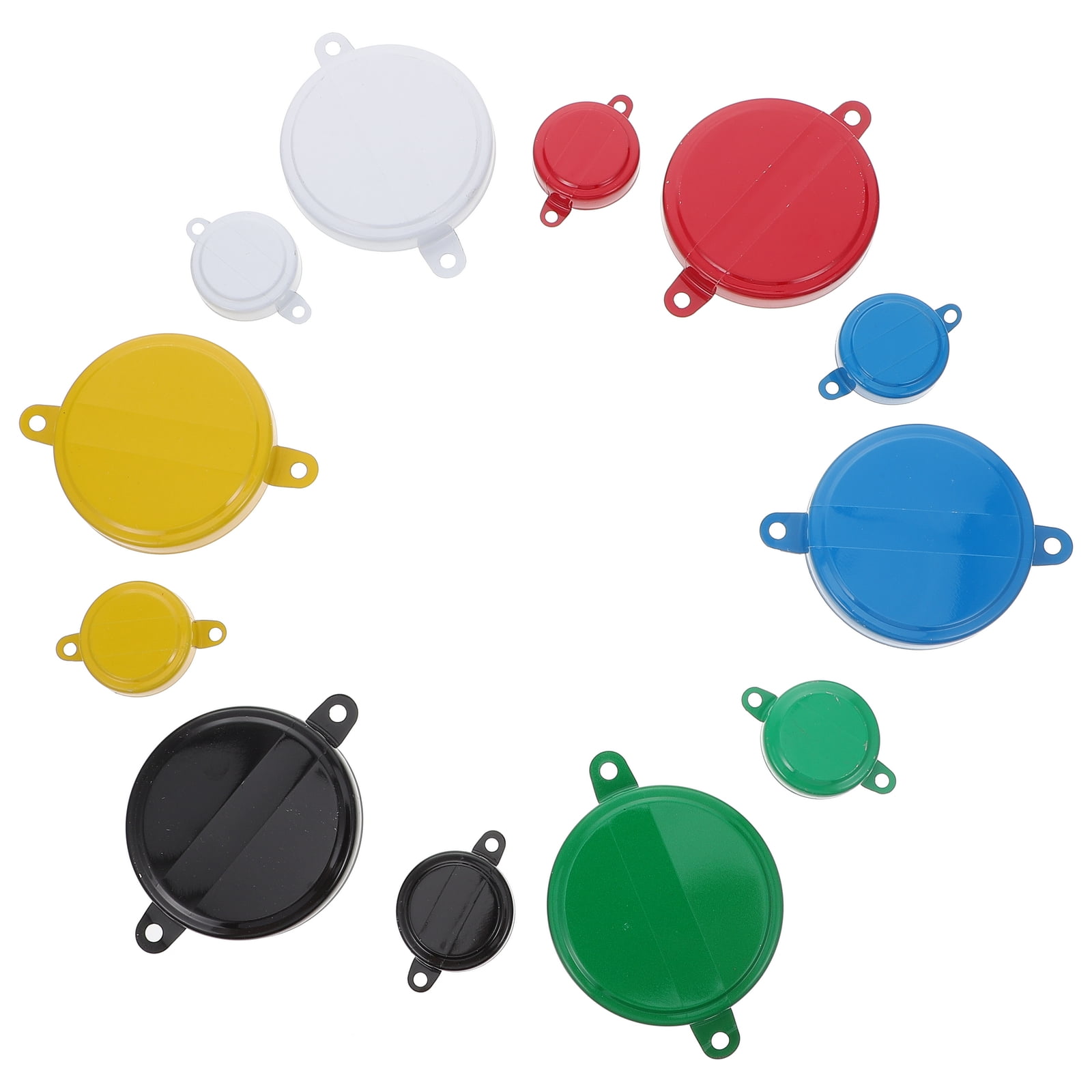 Raindrops 20 Sets Iron Barrel Lids for Oil Drum Sealing Assorted Color ...