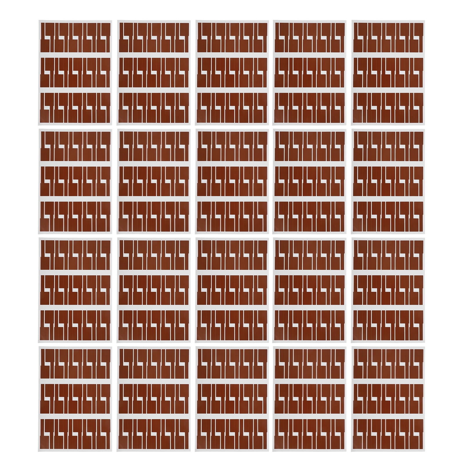 unbranded 20 Sheet Self-Adhesive Cable Labels Flexible Waterproof Tear ...