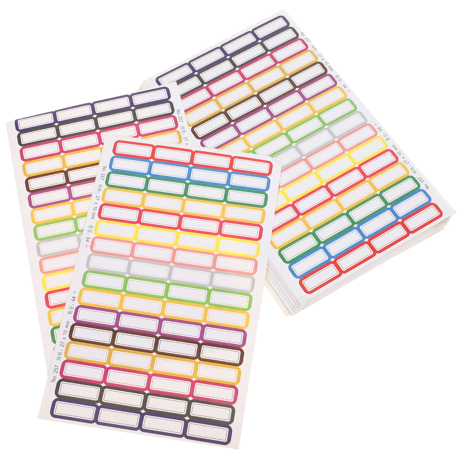 unbranded 20 Sheet Small Name Label Stickers Multi-Purpose Labels Tag ...