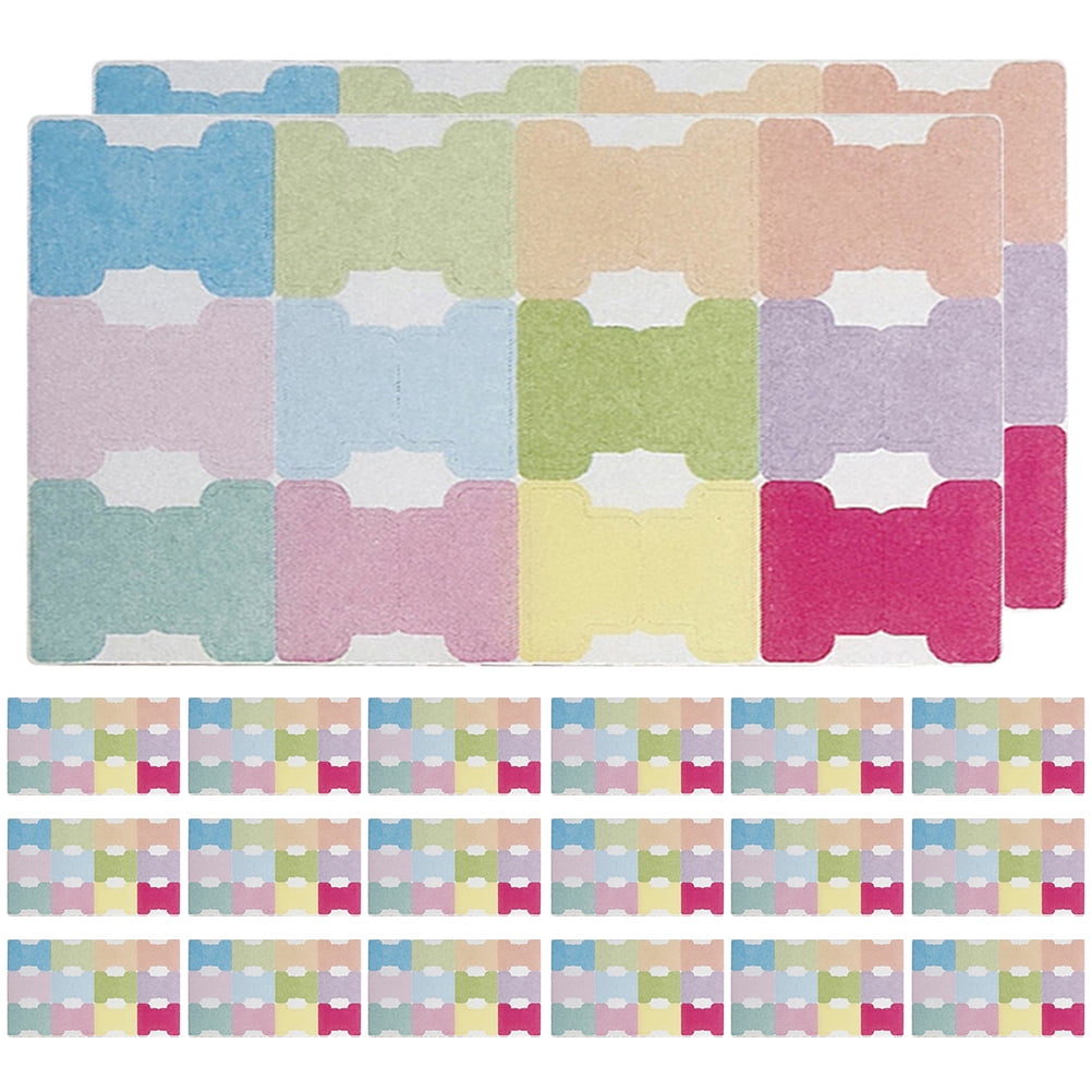 unbranded 20 Sheets Index Label Markers Small Sticky Tabs Blank Sticker ...