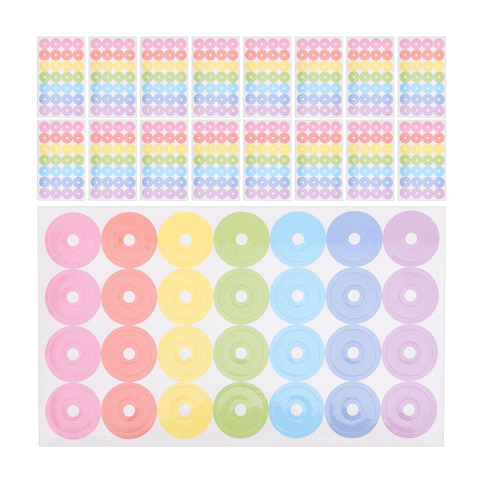 unbranded 20 Sheets Label Punch Binder Hole Protector Office - Walmart.com