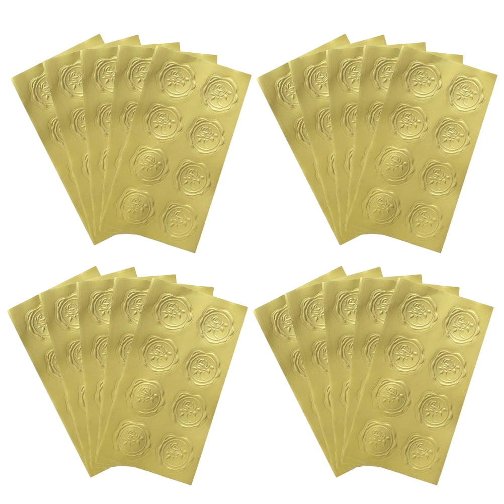 unbranded 20 Sheets Letter Seal Stickers Labels Sealing Smooth Surface ...