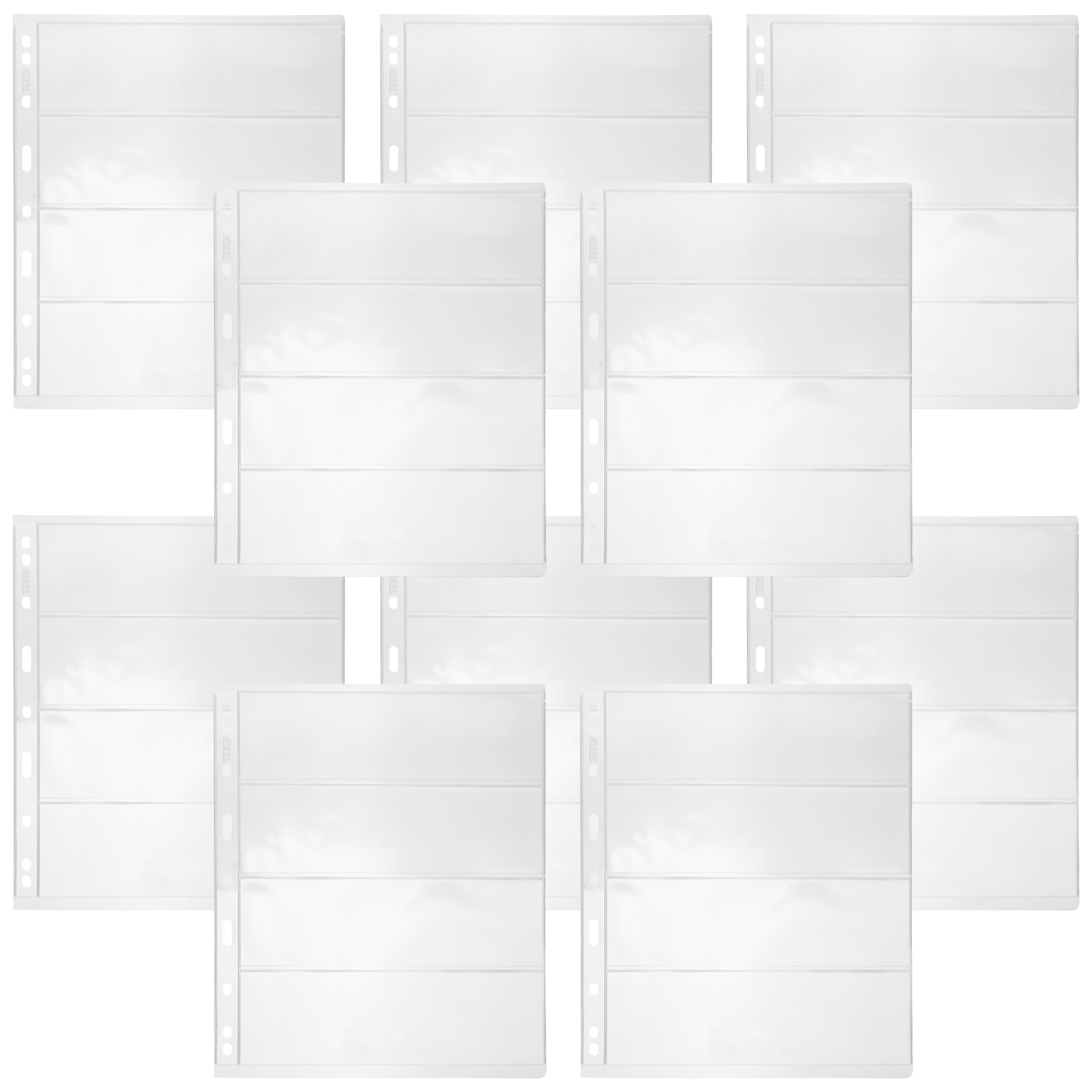 FESTFENDS Card Sleeves Binder Sheets PVC Collectors 20Set 11x8.5in ...