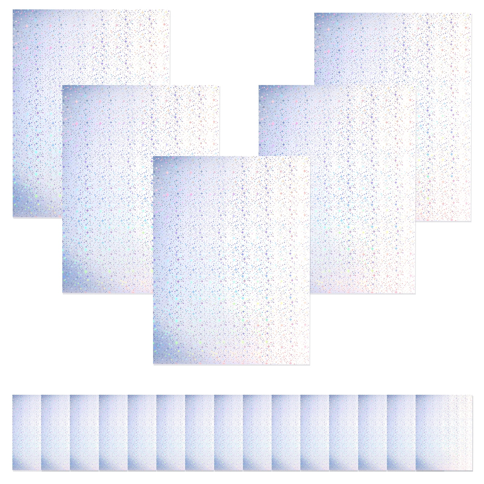 unbranded 20 Sheets Transparent Printer Paper Stickers Printable Paper ...