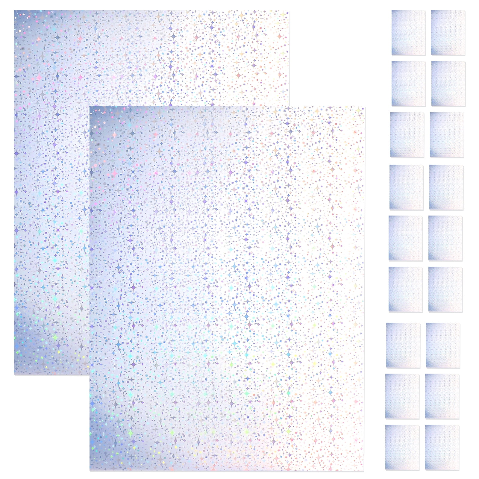 unbranded 20 Sheets Transparent Printer Paper Stickers Printable ...