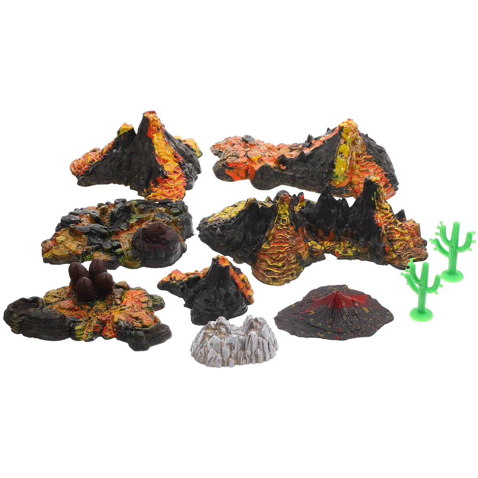unbranded 20 pcs Simulation Volcano Models Volcano Statue Sand Table ...