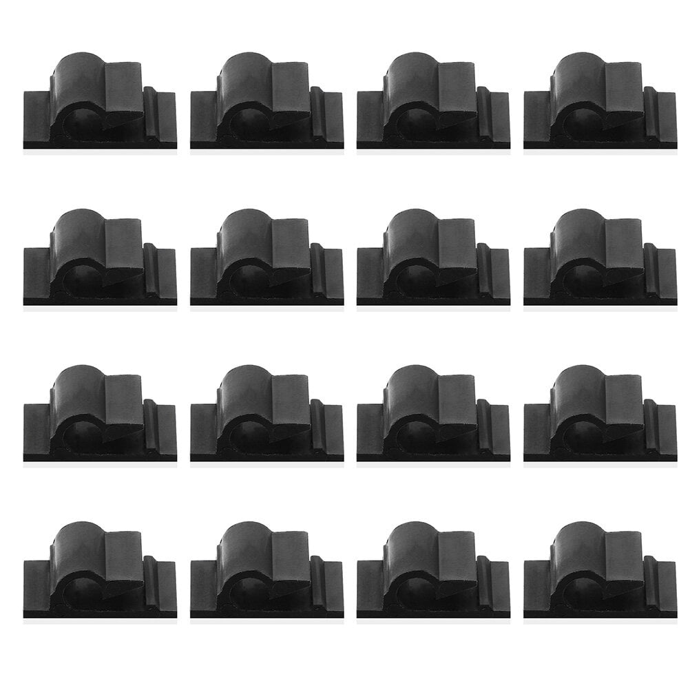 unbranded 200 Pcs Adhesive Cable Holder Tacks Desk Organizer Cord ...