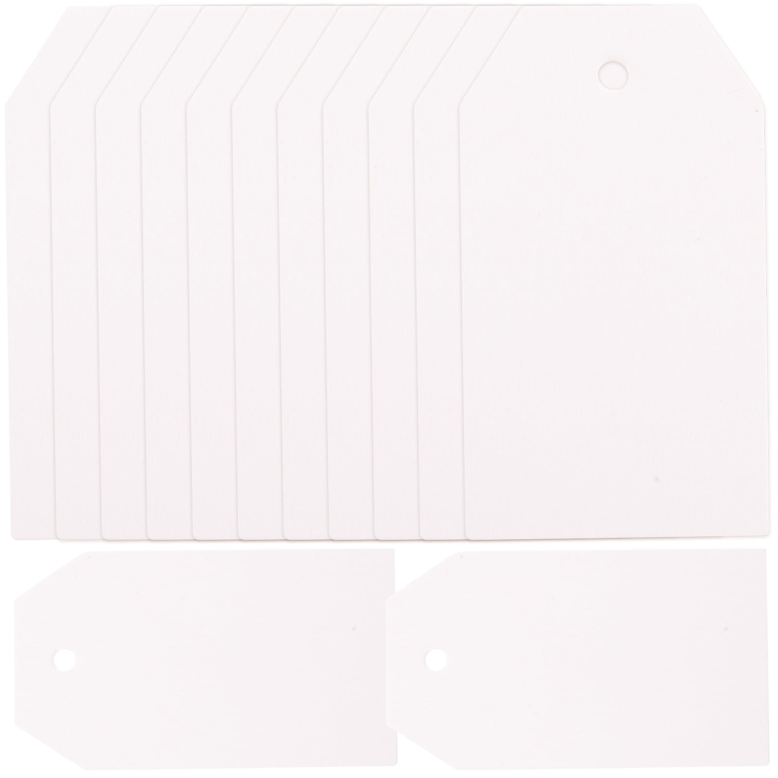 unbranded 200 Pcs Mark Label Writable Hang Sign Cable Labels Tag Paper ...