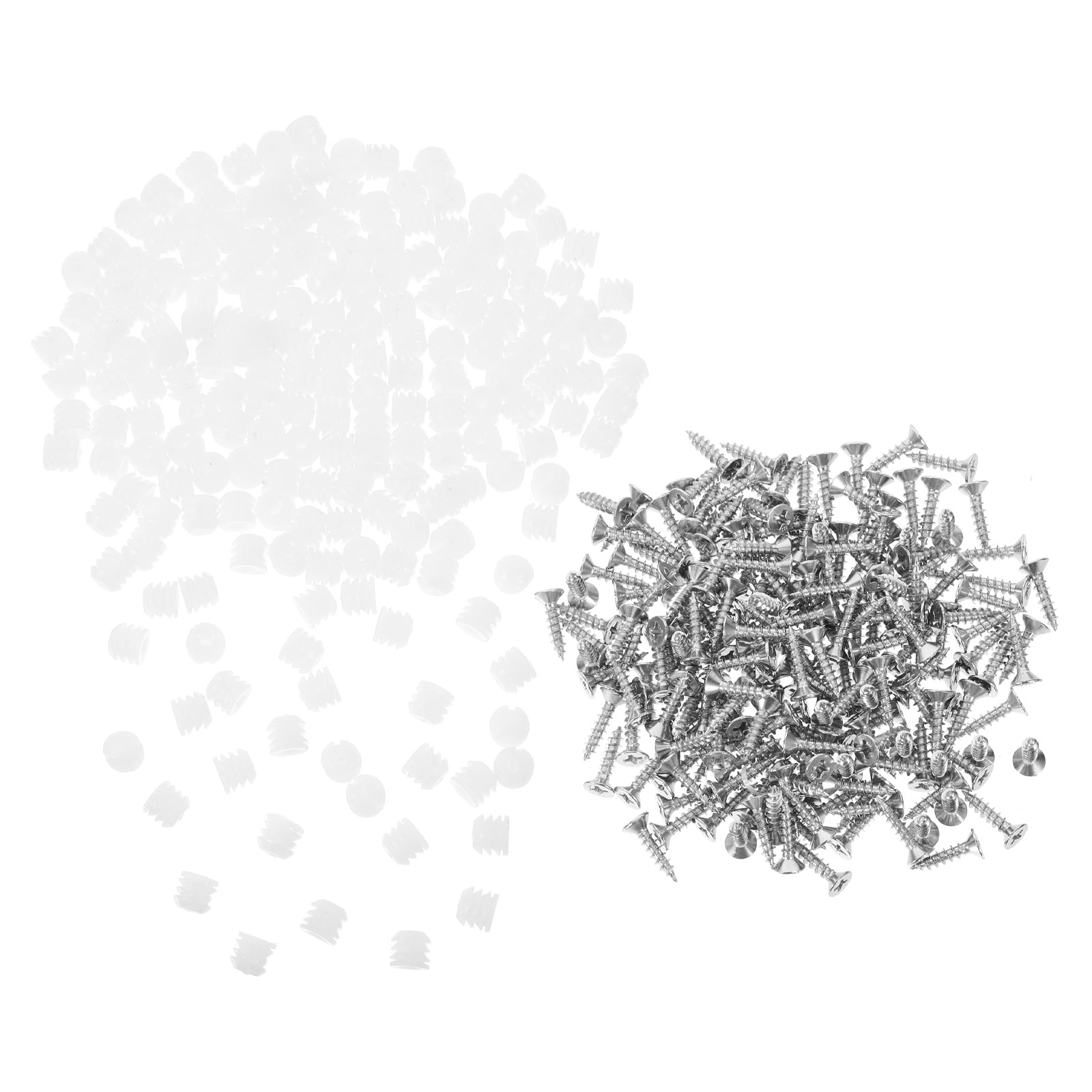 unbranded 200 Sets White Plastic Hinge Dowel Inserts Dowels Hinge Core ...