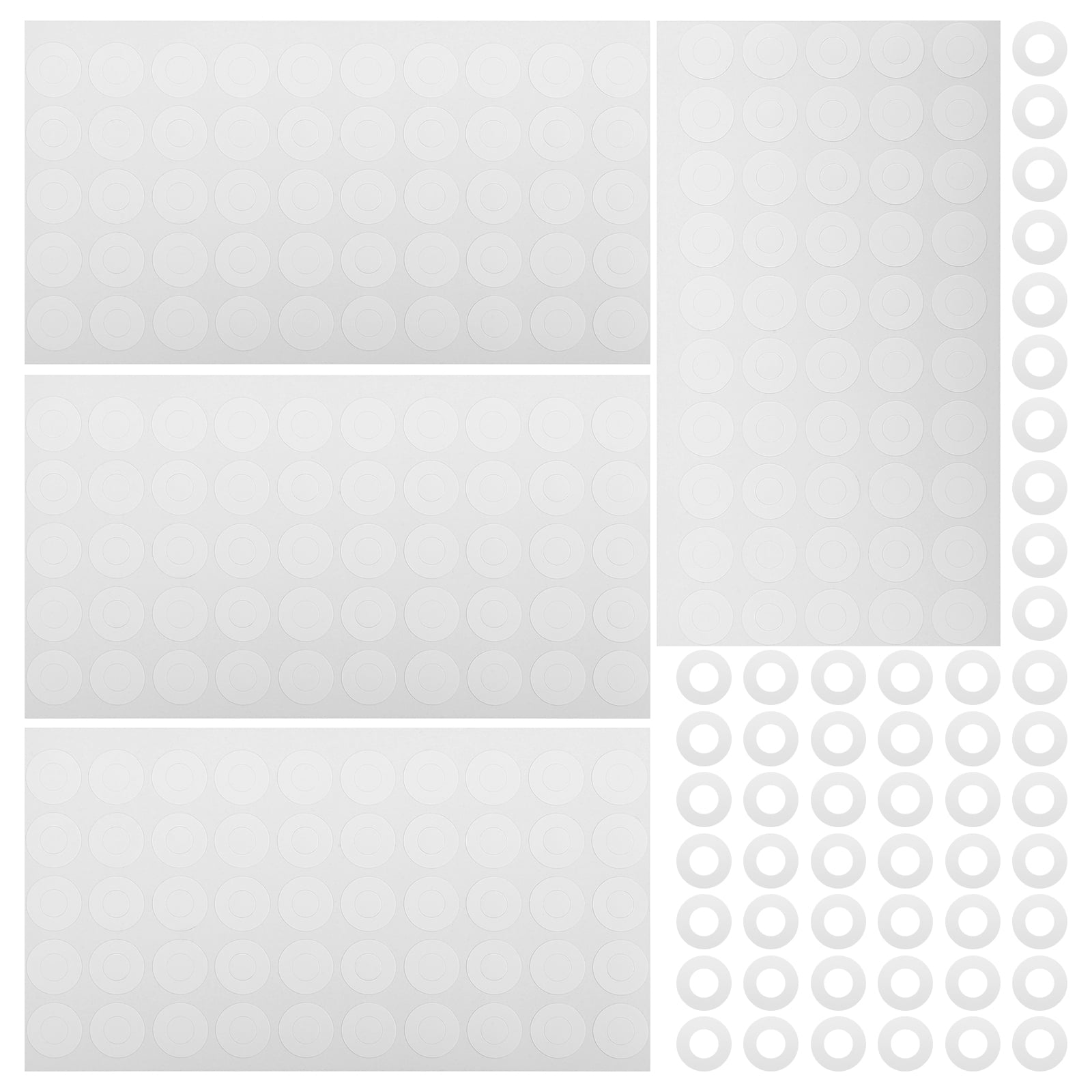 unbranded 2000 Pcs Book Reinforcement Label Door Sided Binder Clips ...