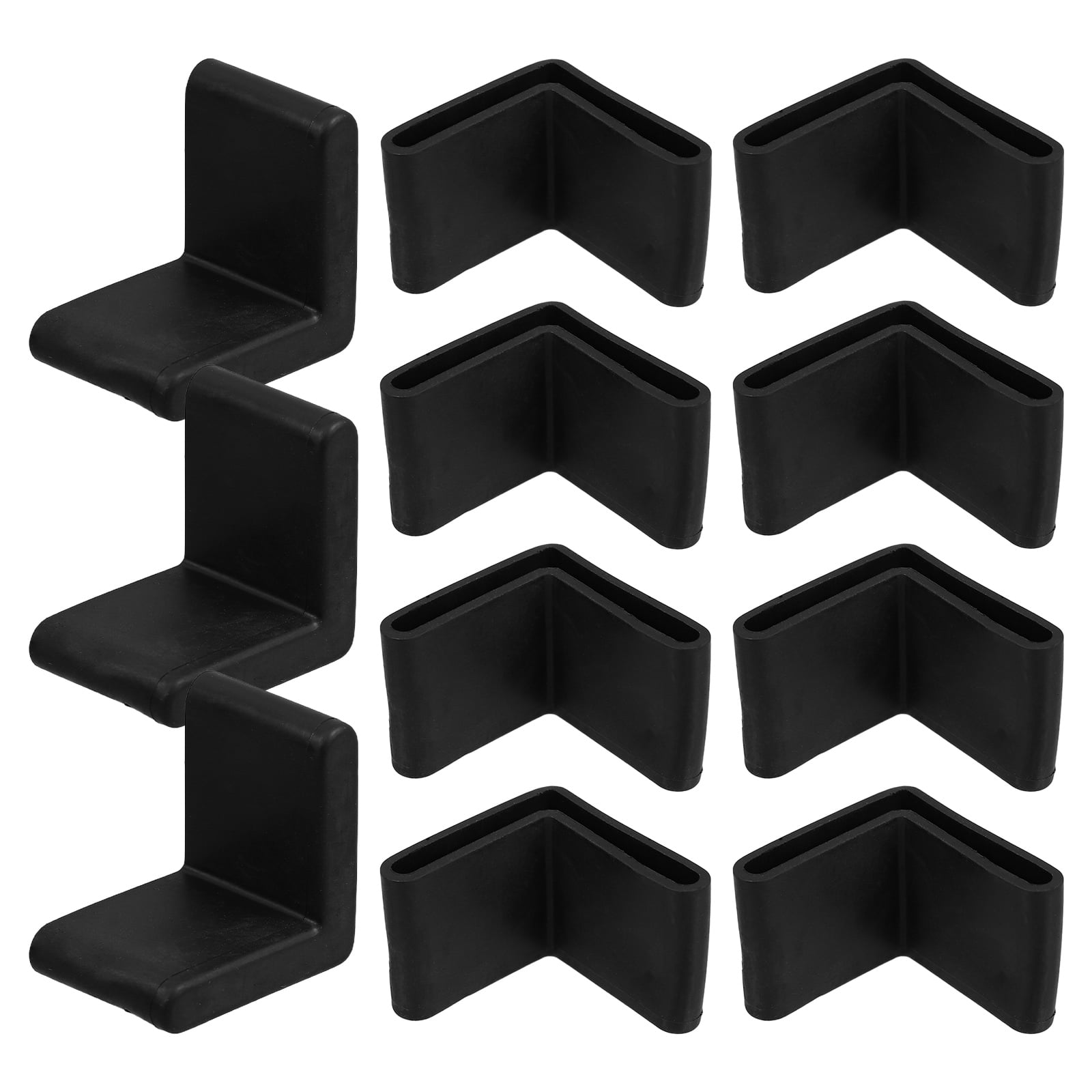 unbranded 20Pcs PVC Caps Angle Iron End Caps L Shaped PVC Covers ...