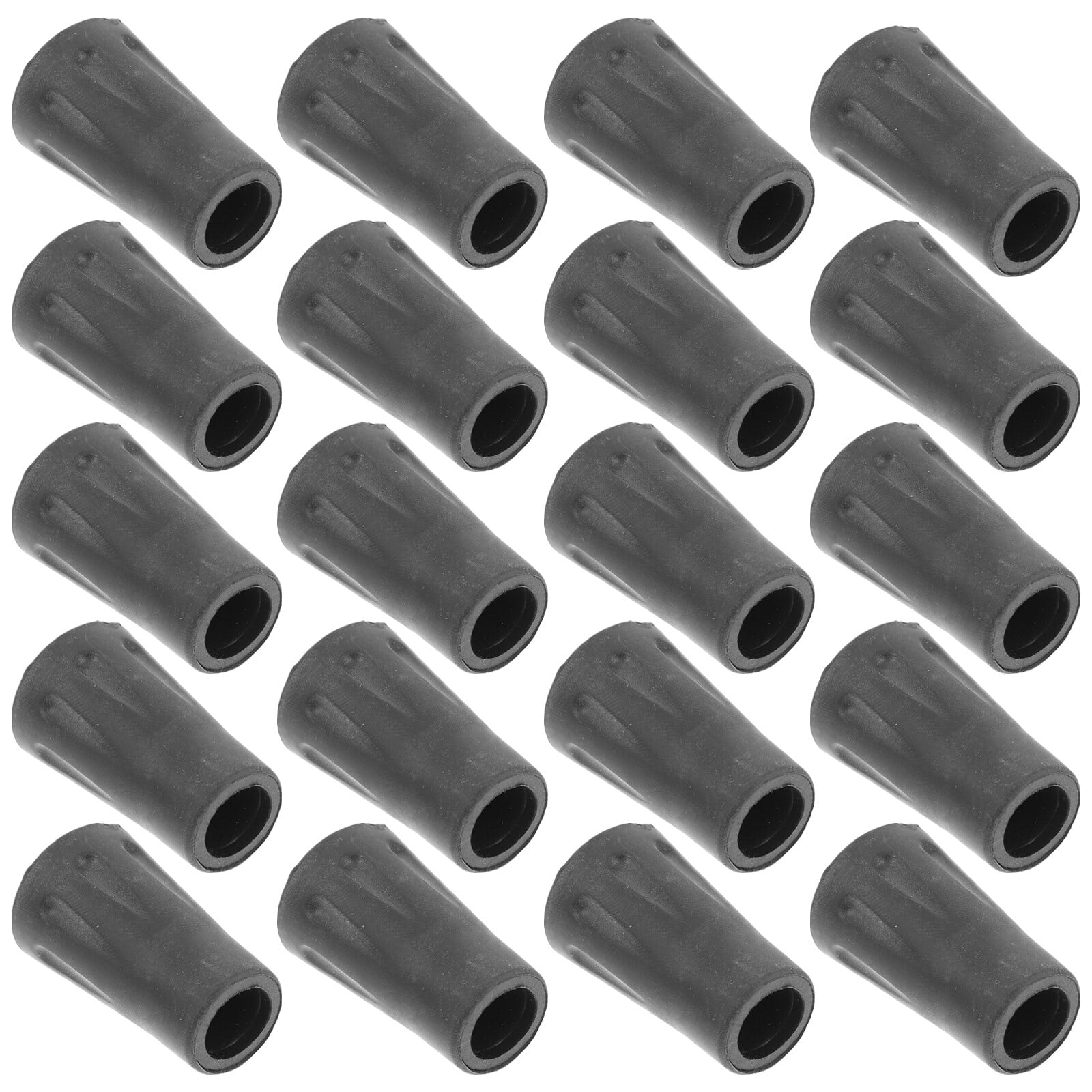 unbranded 20Pcs Walking Sticks Rubber Tips Cover Hiking Poles ...