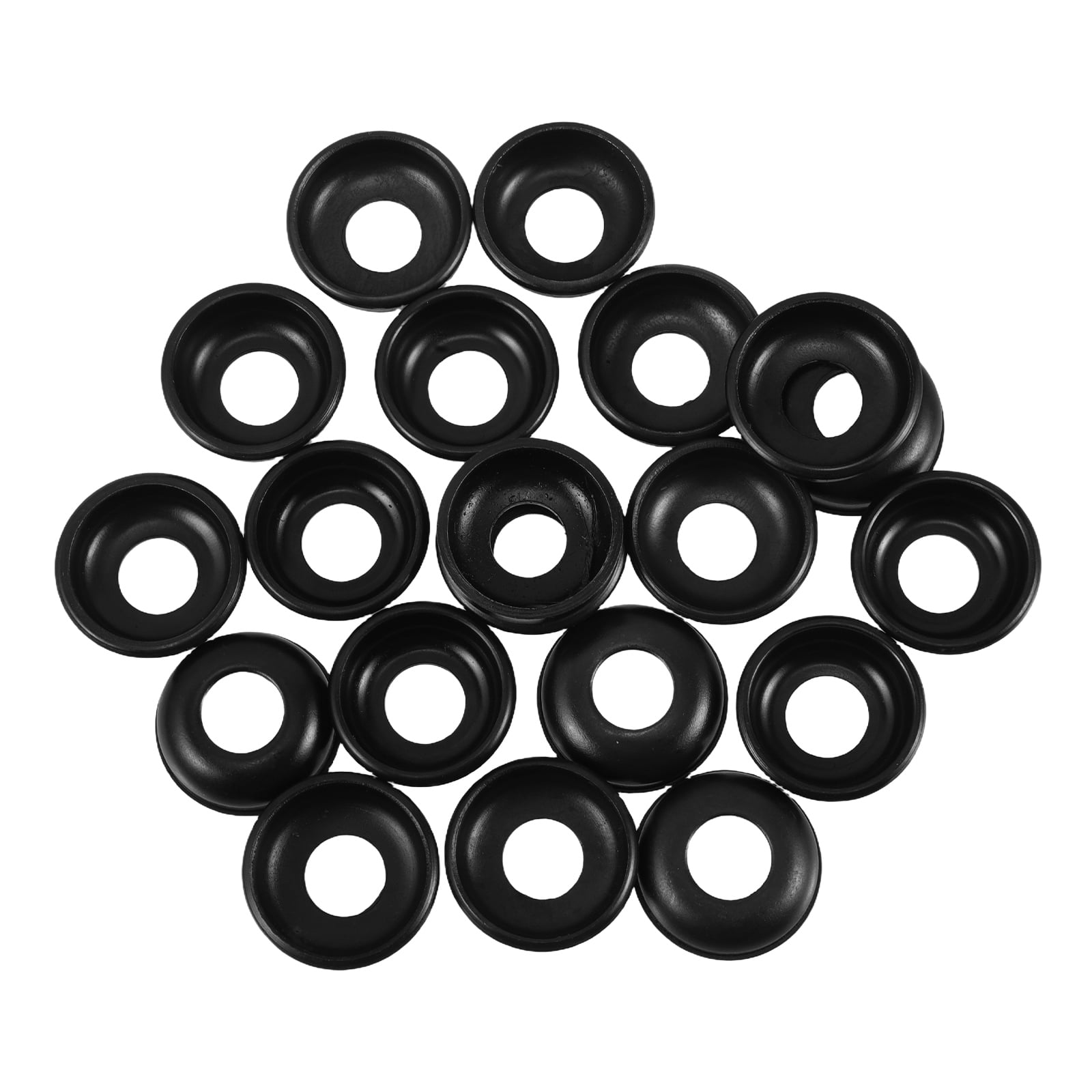 LITINKIMI Bicycle Hub Safety Washer Black 20Pcs 1.2X0.87X0.39In ...