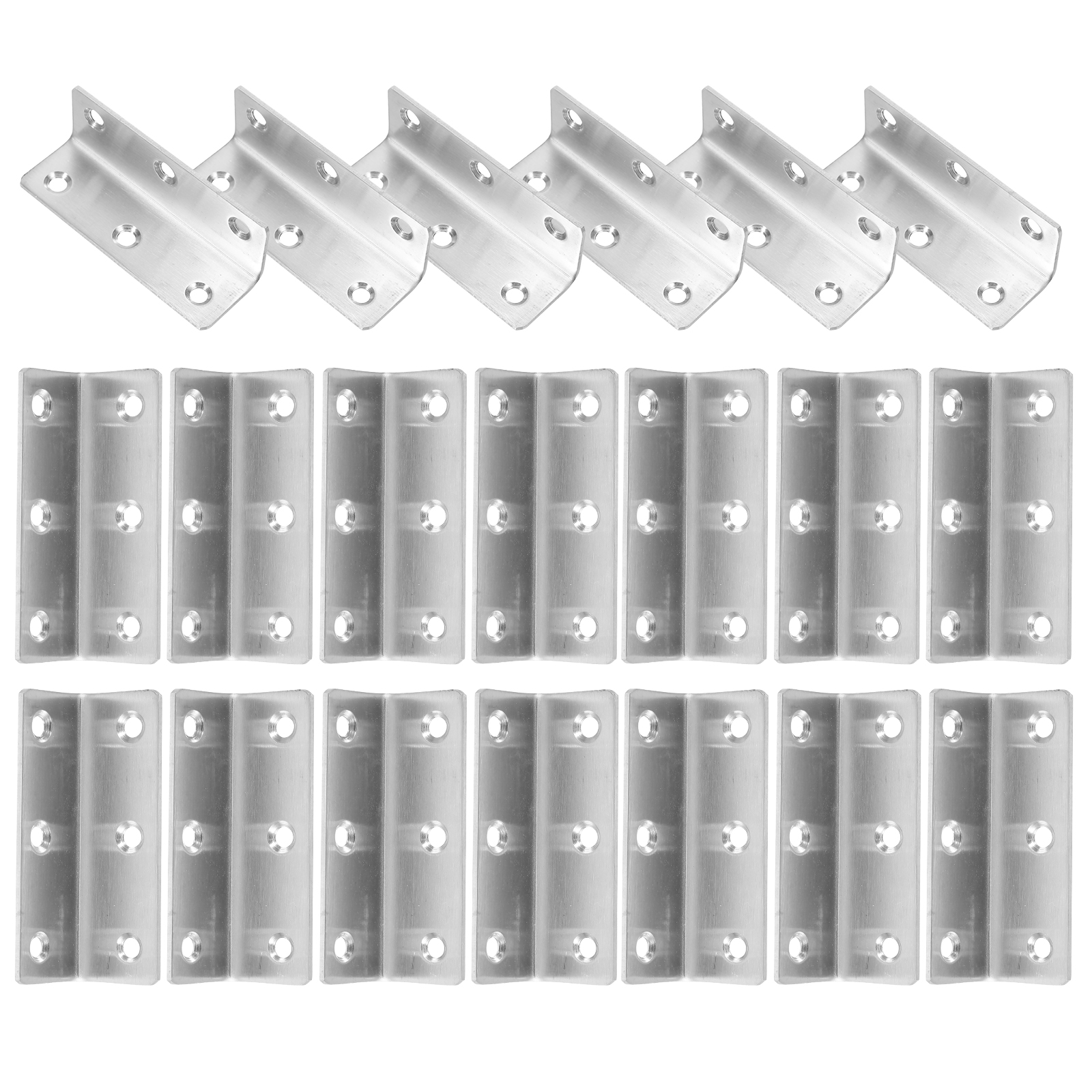 unbranded 20pcs Furniture Corner Braces Stainless Steel Corner Braces ...