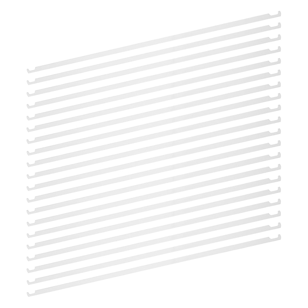 unbranded 20pcs Hanging File Folder Metal Bars Rods File Folder Binders ...