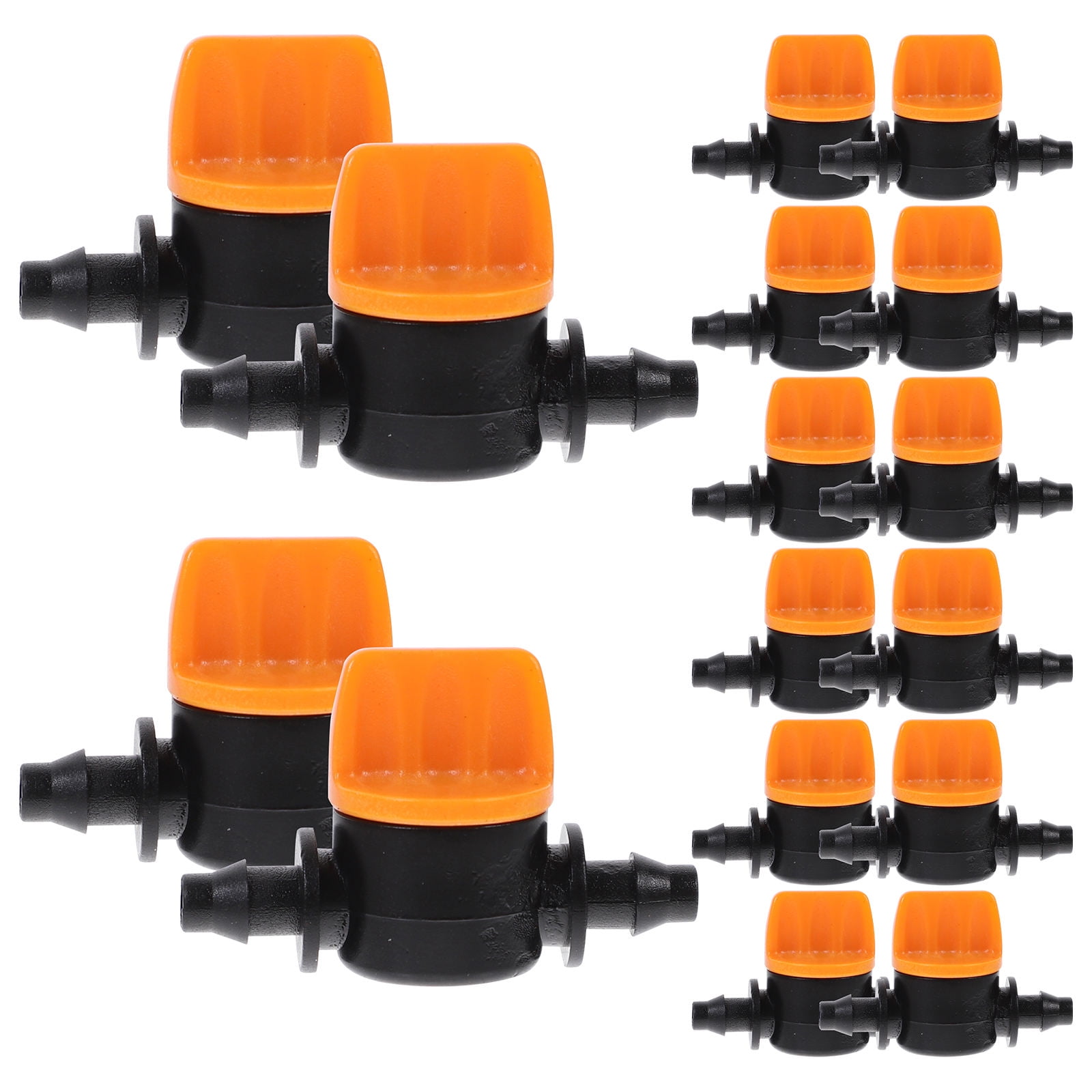 OUNONA 20Pcs Mini Barbed Ball Valves Shut-Off Valve for Irrigation ...