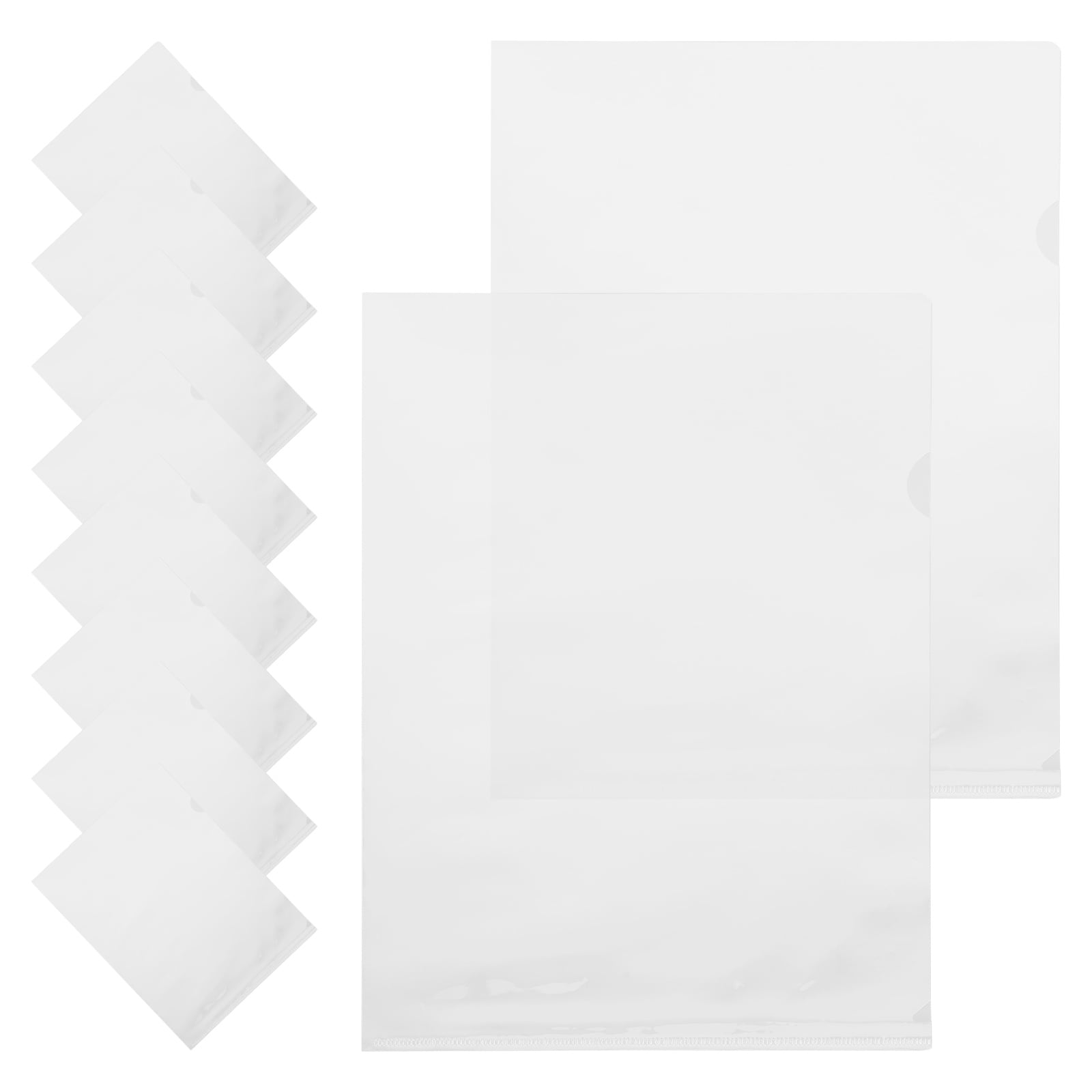 unbranded 20pcs Paper Sleeves Sheet Protectors Bulk Clear Binder ...