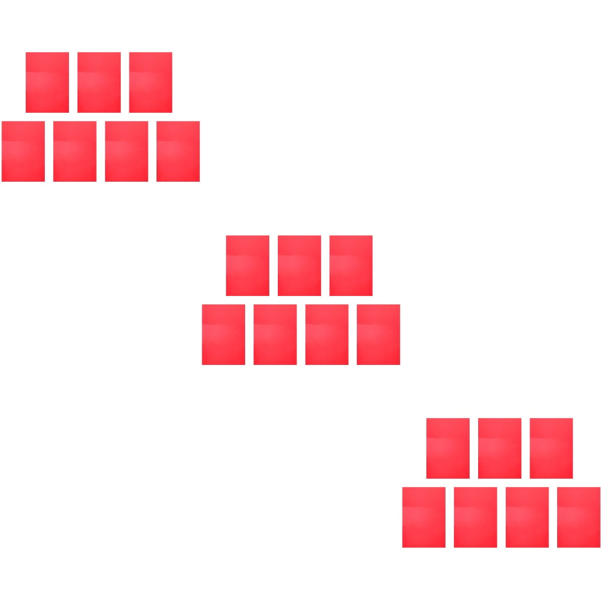 unbranded 21 Sheets of Colored Plastic Sheets Translucent Colored Light ...