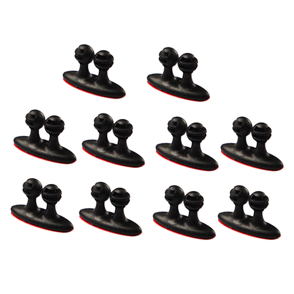 unbranded 24 Pcs Crimping Desk Wall Cable Wire Clips Multipurpose Cable ...