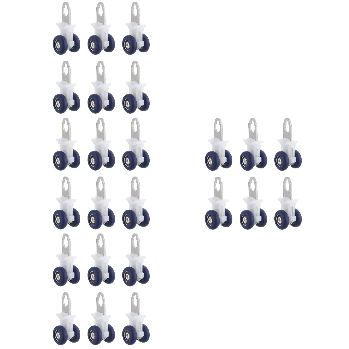 unbranded pcs Curtain Gliders Drapery Track Curtain Mute Wheels Rollers ...