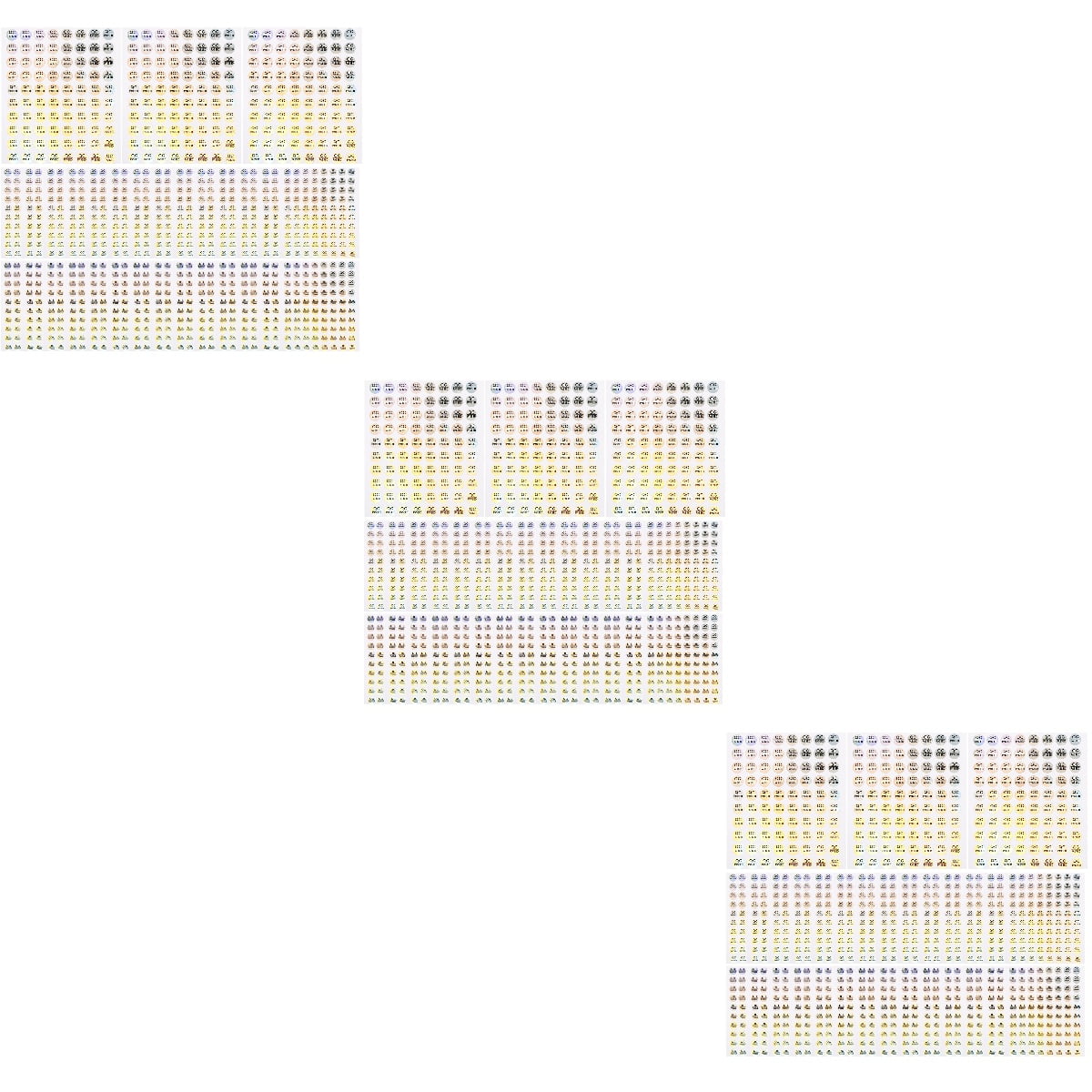 unbranded 2400 Pcs Multi-function Warehouse Tags Passed Stickers QC ...