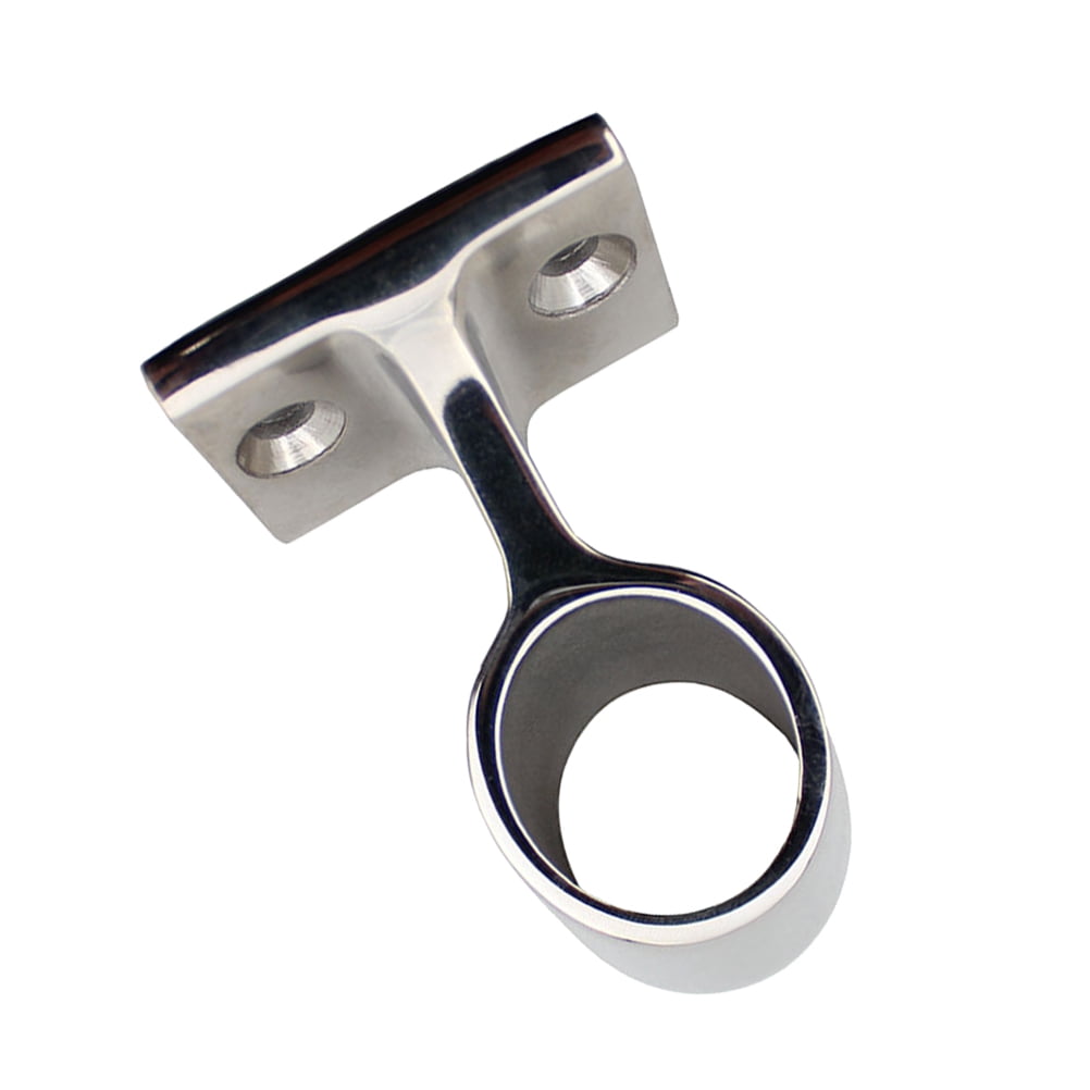 unbranded 25 Mm Boat Handrail Bracket Winch Cleat Pontoon Ladder Silver ...